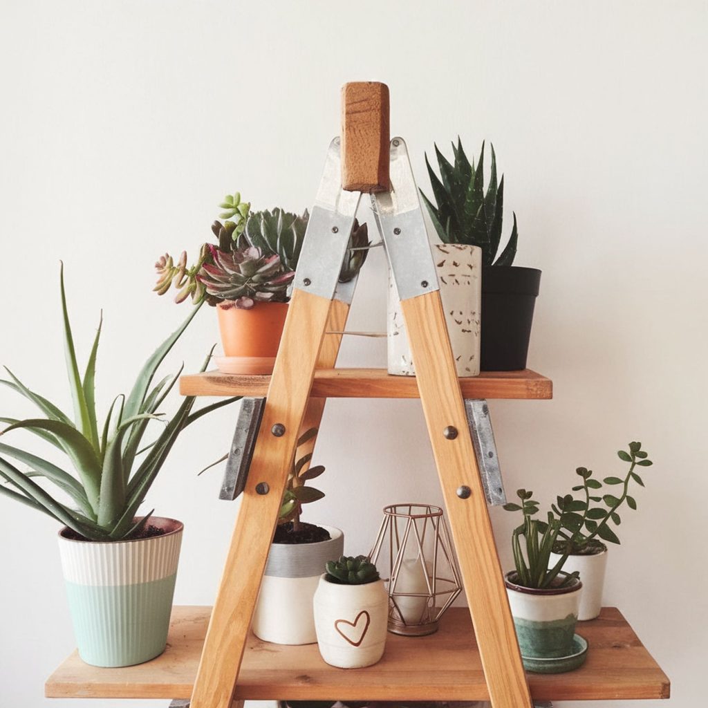 10 Clever Ways to Decorate With Ladders – Rhythm of the Home
