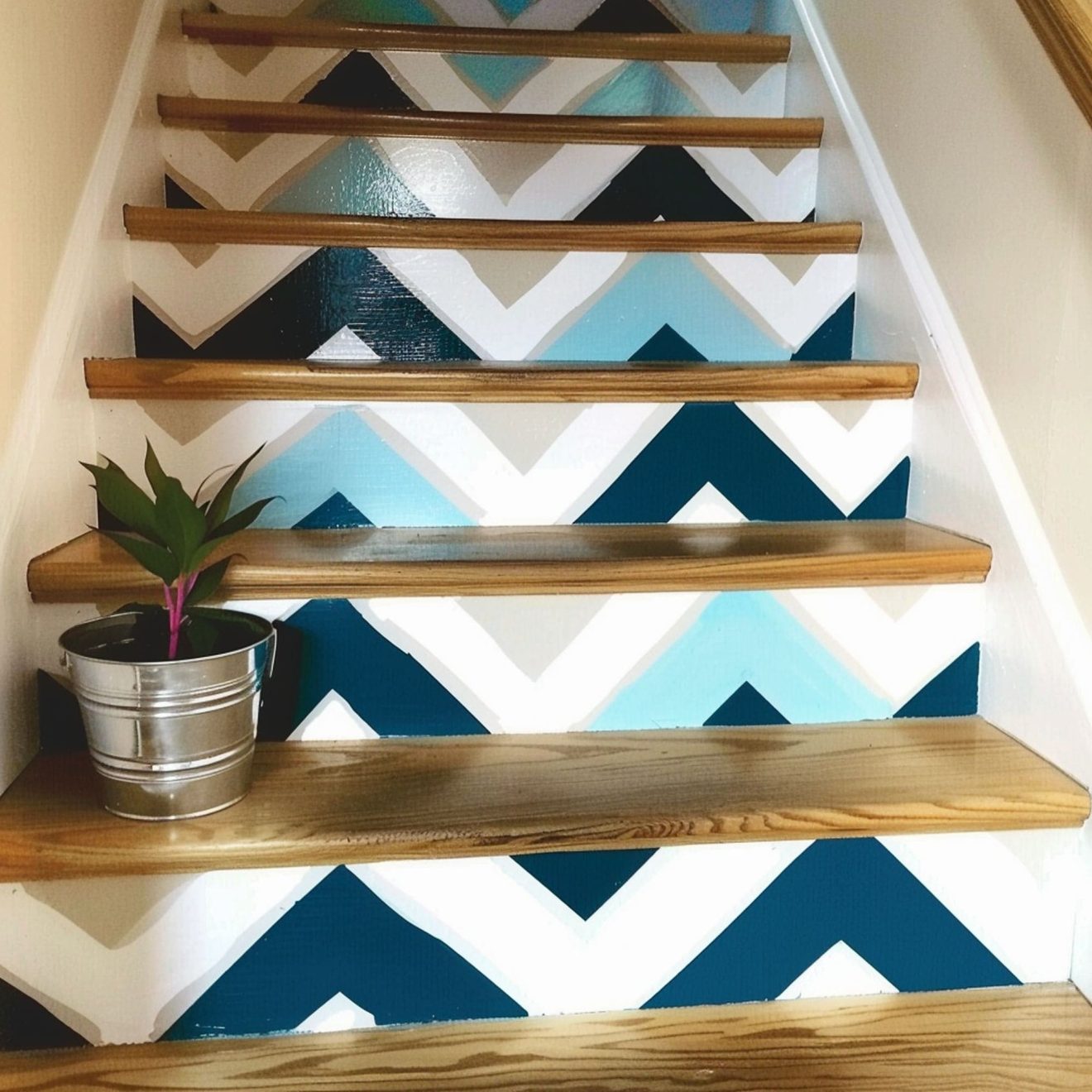 16 Brilliant Painted Stairs Ideas – Rhythm of the Home