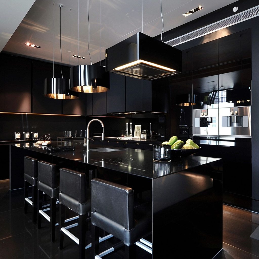65 Elegant Black Kitchen Ideas – Rhythm of the Home