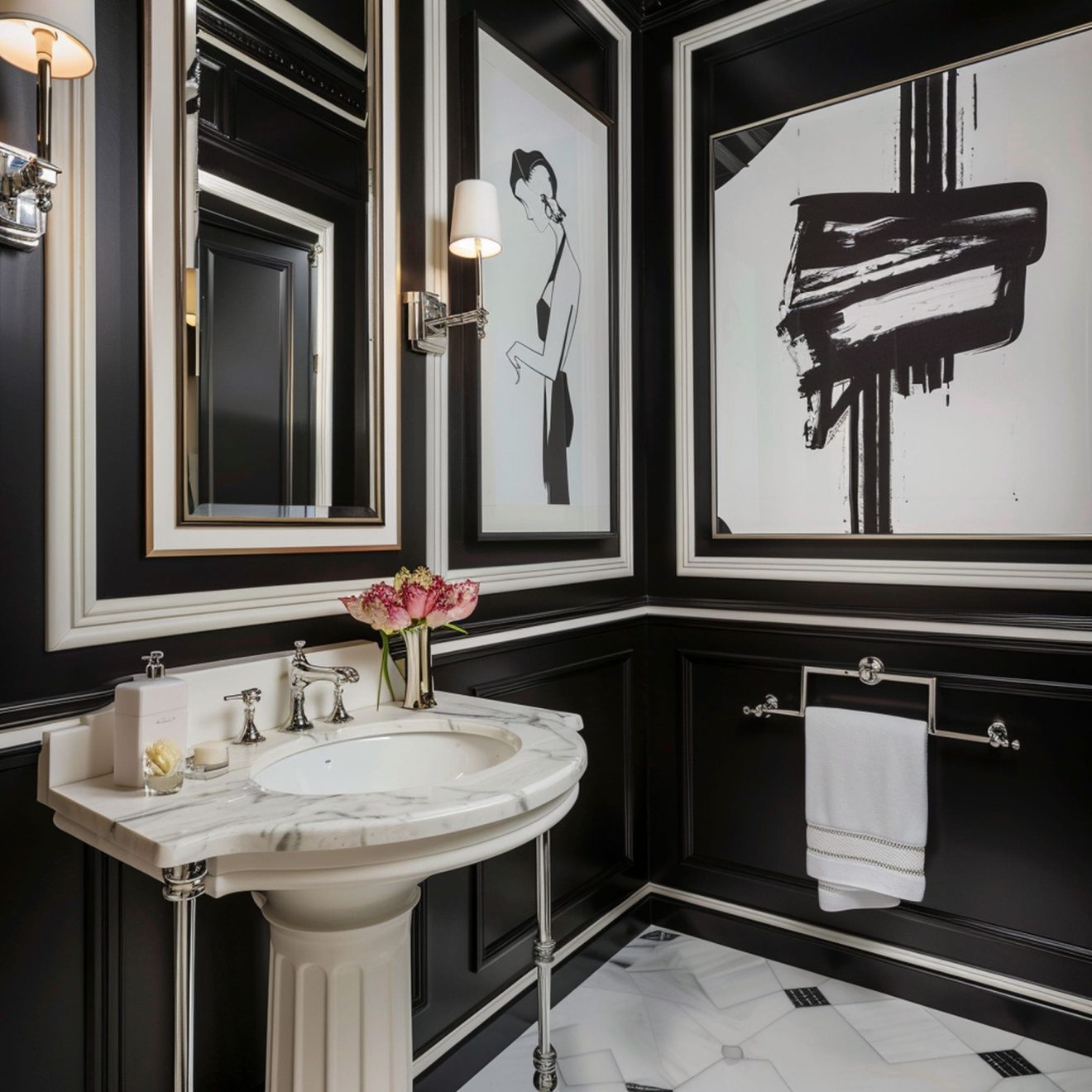 67 Astonishing Powder Room Ideas – Rhythm of the Home