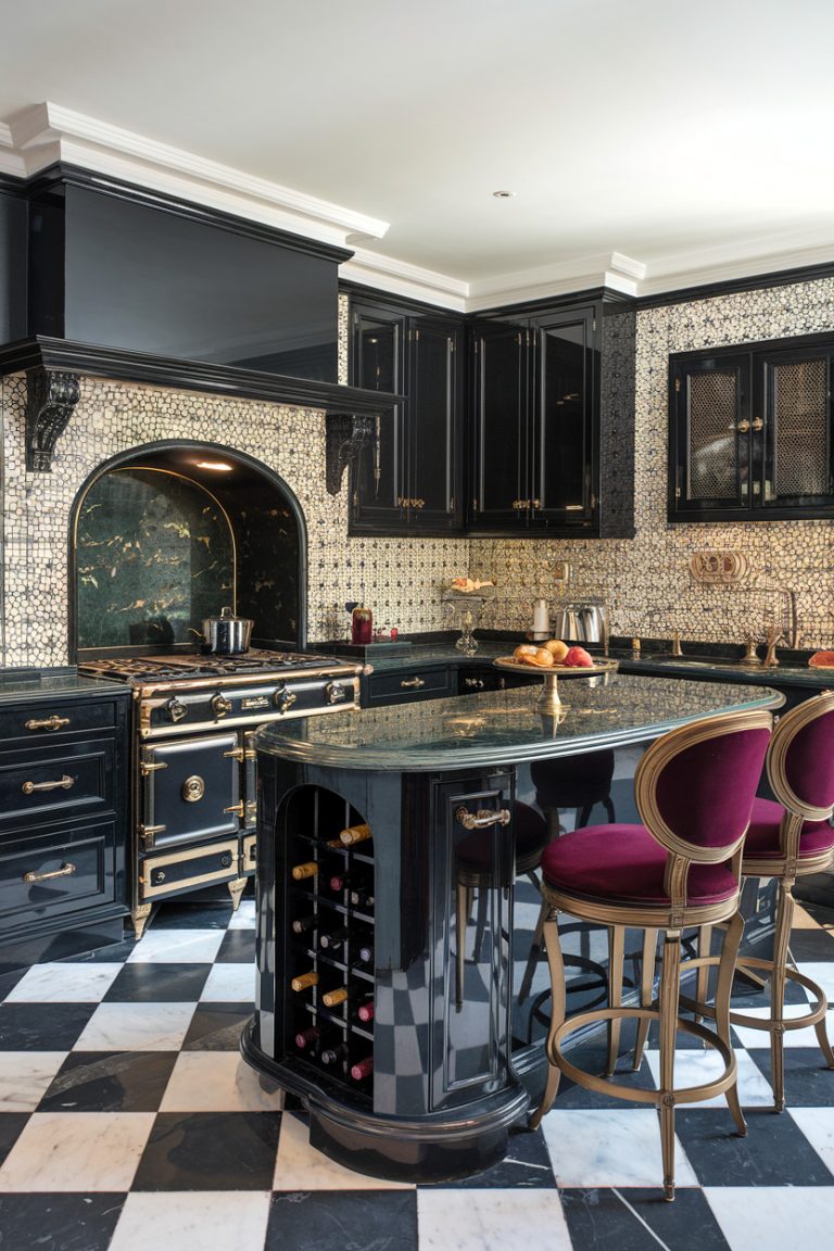 65 Elegant Black Kitchen Ideas – Rhythm of the Home