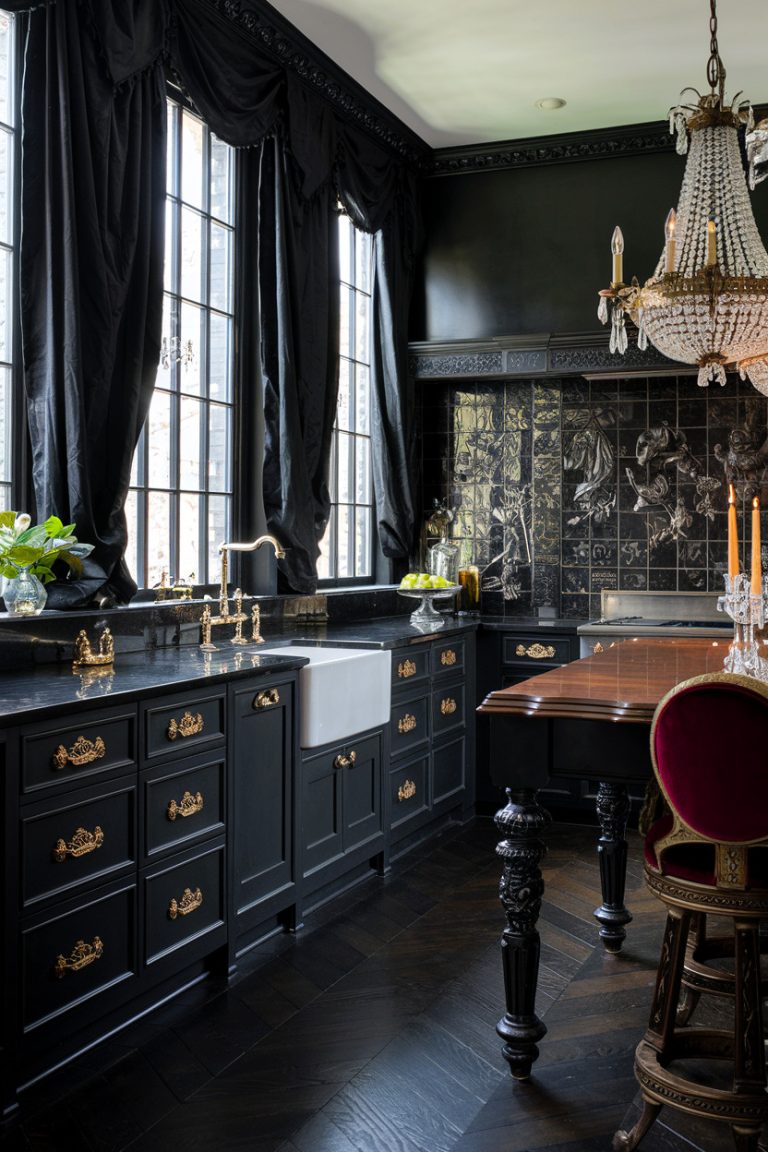 65 Elegant Black Kitchen Ideas – Rhythm of the Home