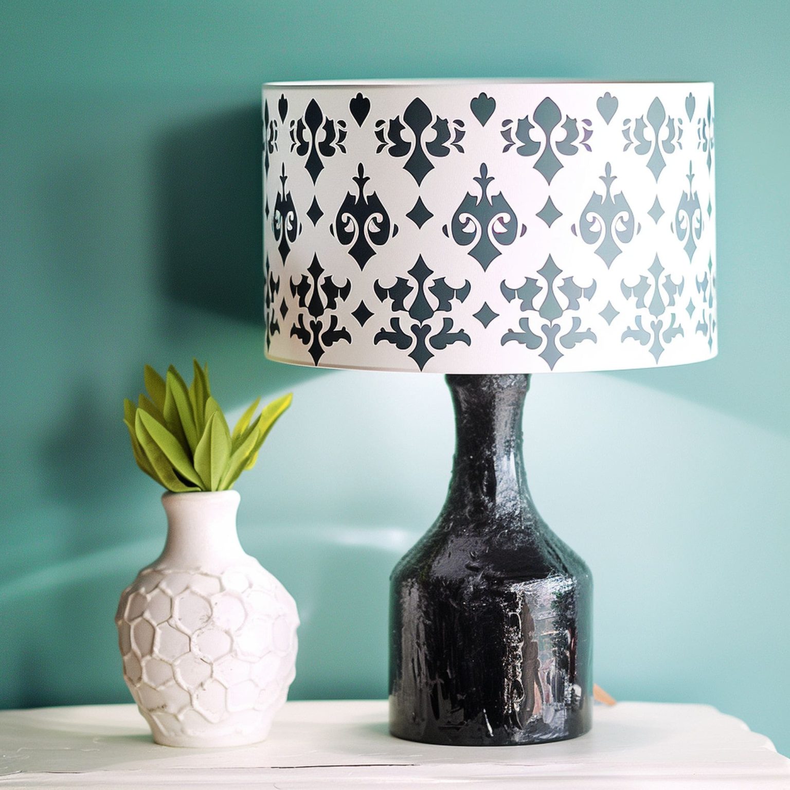 How to Paint a Lampshade – Rhythm of the Home