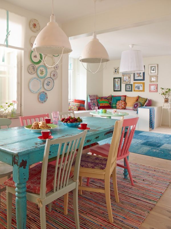 12 Colorful Dining Room Table Ideas – Rhythm of the Home