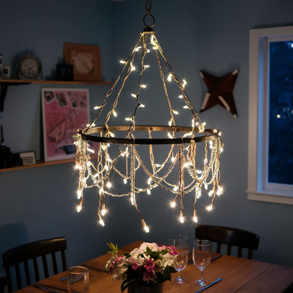 8 Inventive Ways to Decorate with String/Fairy Lights – Rhythm of the Home