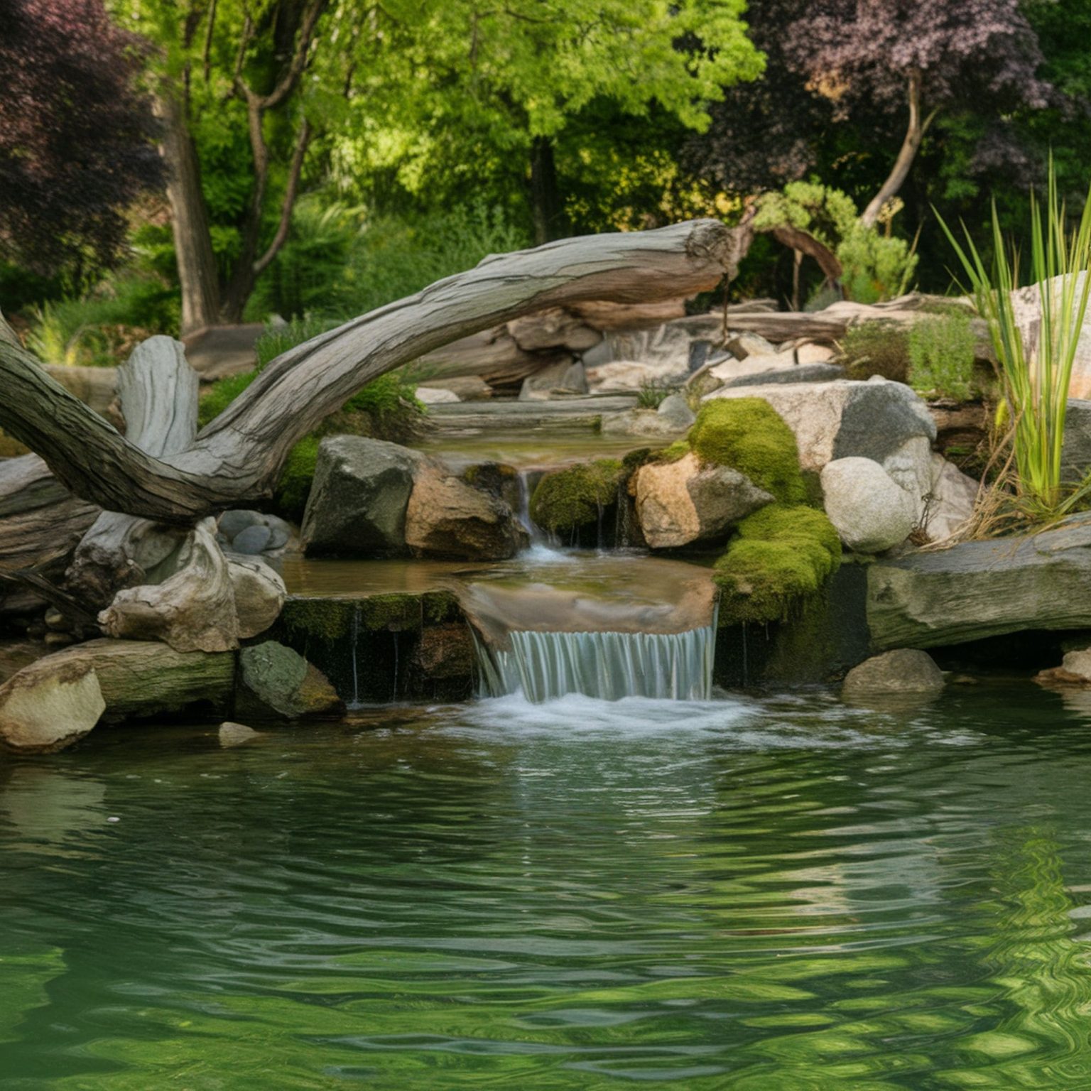 16 Gorgeous Pond Waterfall Ideas and Designs – Rhythm of the Home