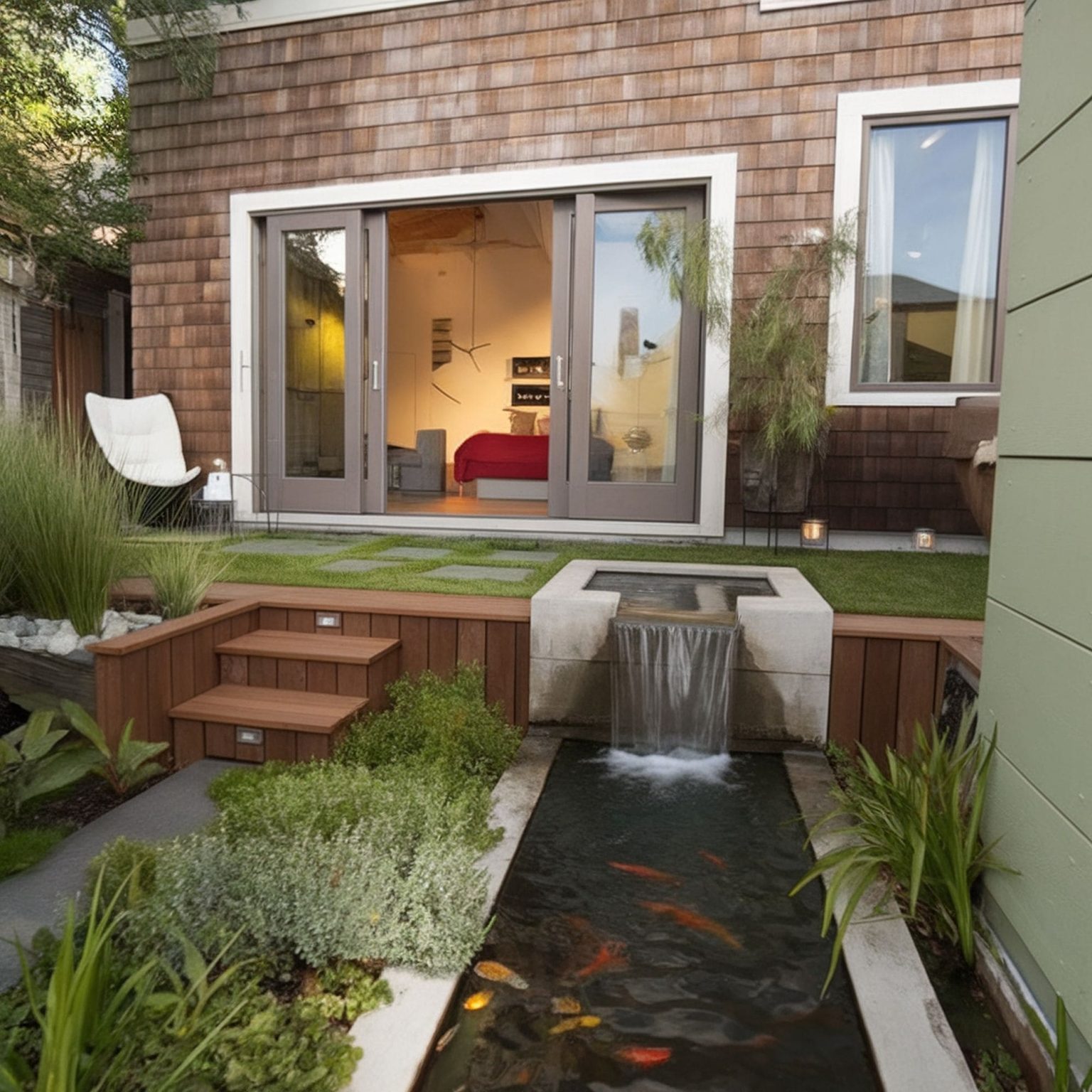16 Gorgeous Pond Waterfall Ideas and Designs – Rhythm of the Home