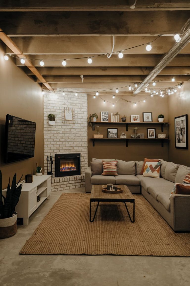 84 Wonderful Unfinished Basement Ideas – Rhythm of the Home