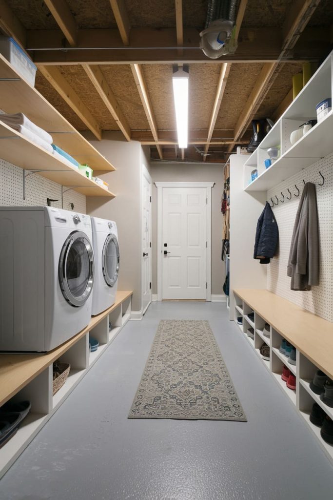 84 Wonderful Unfinished Basement Ideas – Rhythm of the Home