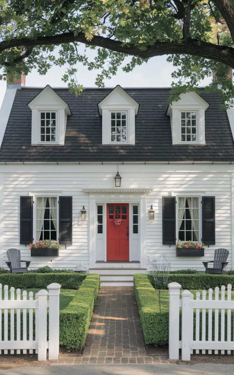 49 Cozy American Colonial Style Homes – Rhythm of the Home