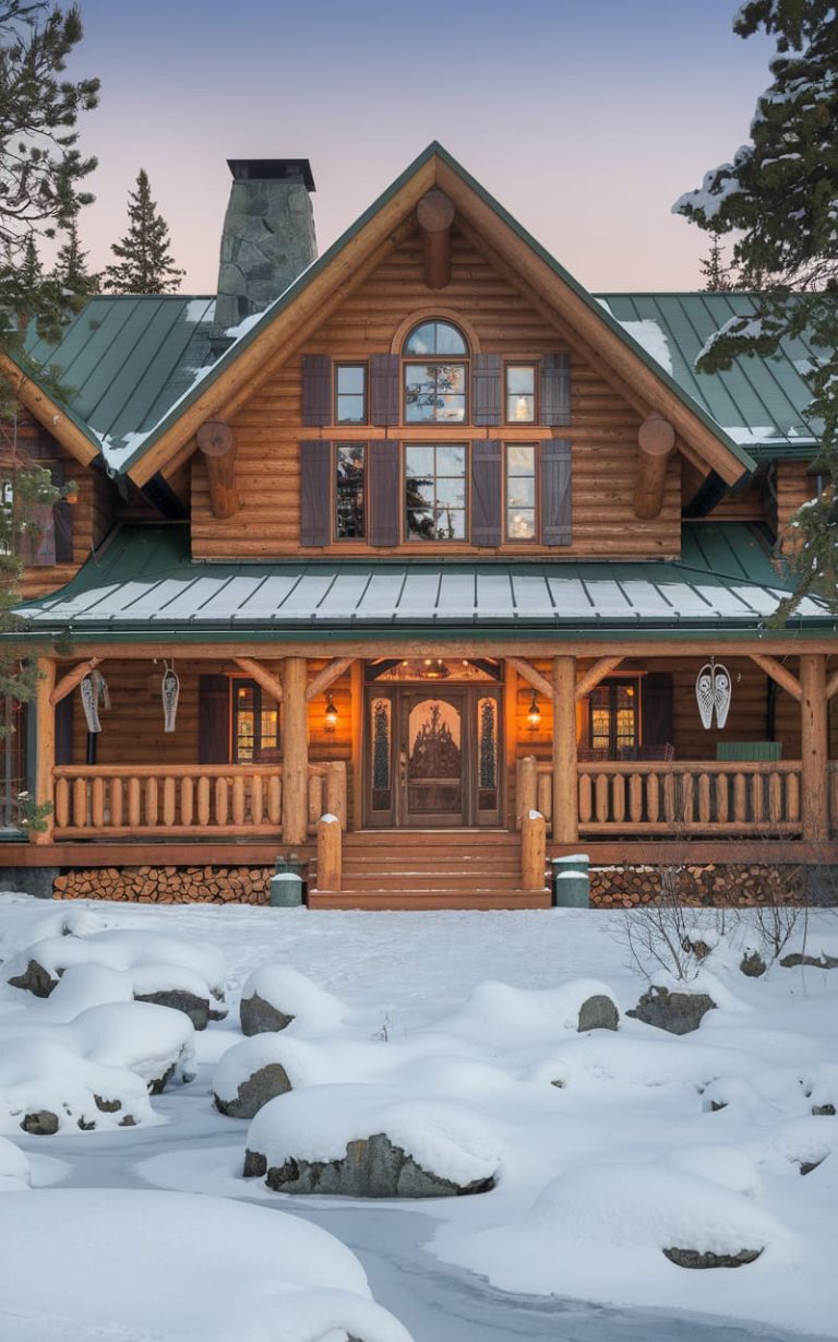 49 Cozy American Colonial Style Homes – Rhythm of the Home