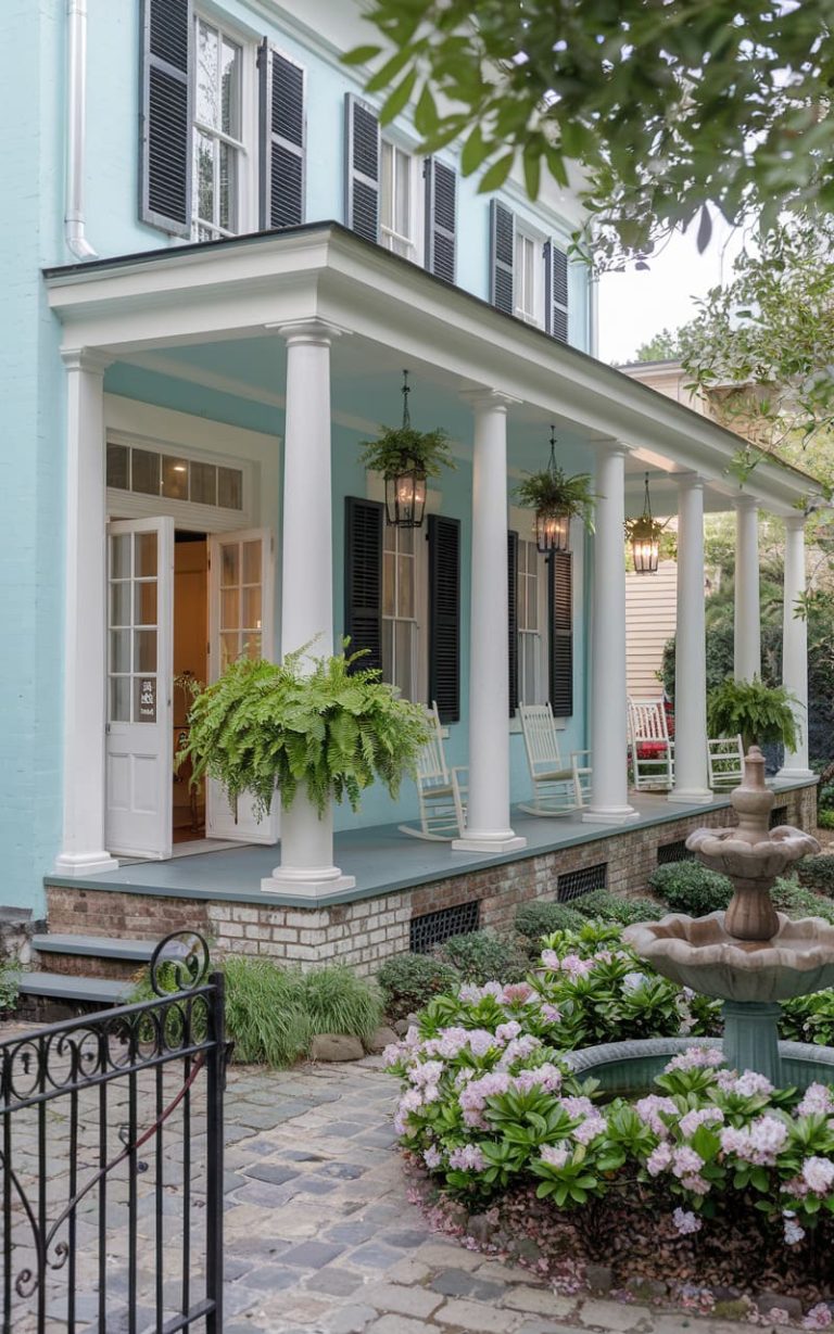 49 Cozy American Colonial Style Homes – Rhythm of the Home