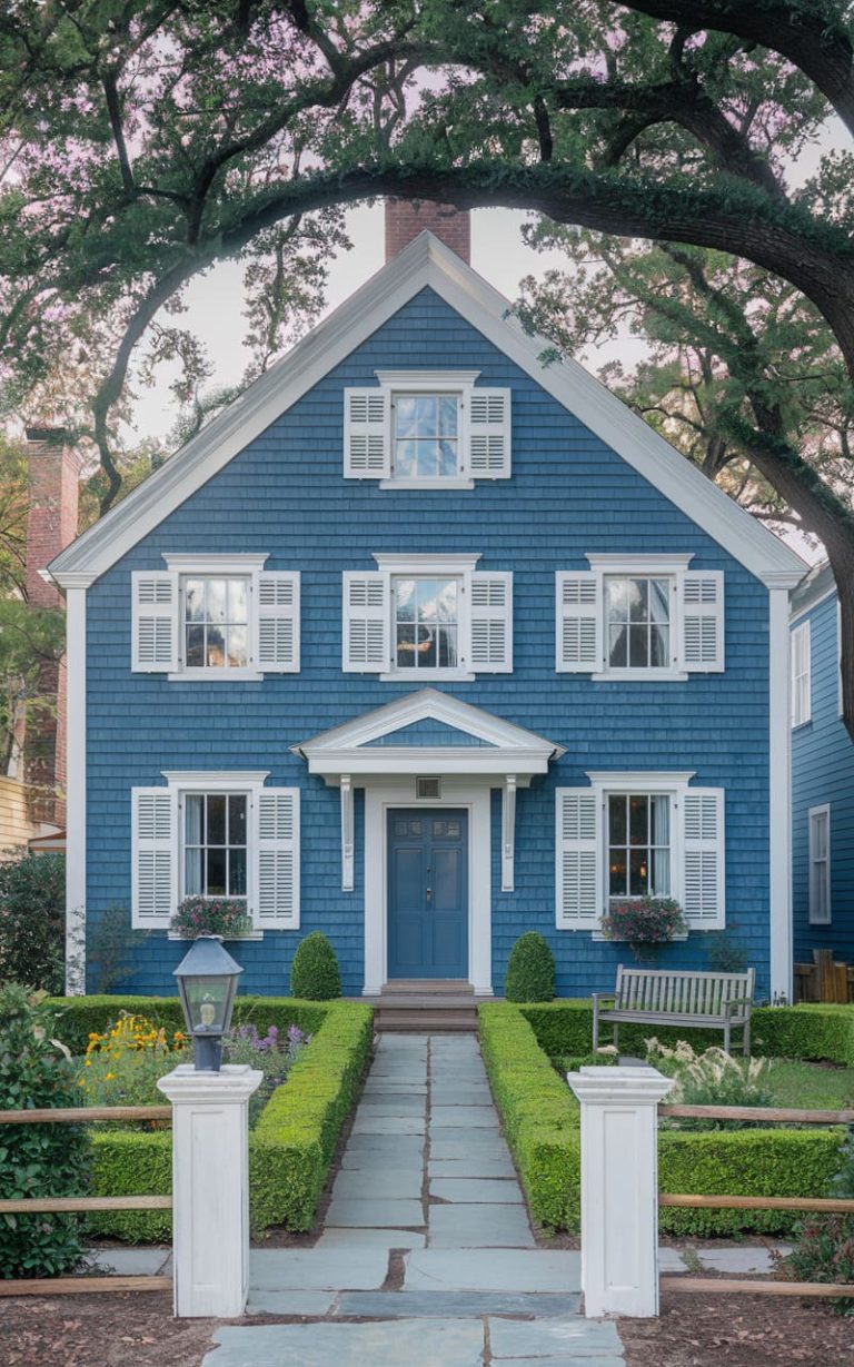 49 Cozy American Colonial Style Homes – Rhythm of the Home