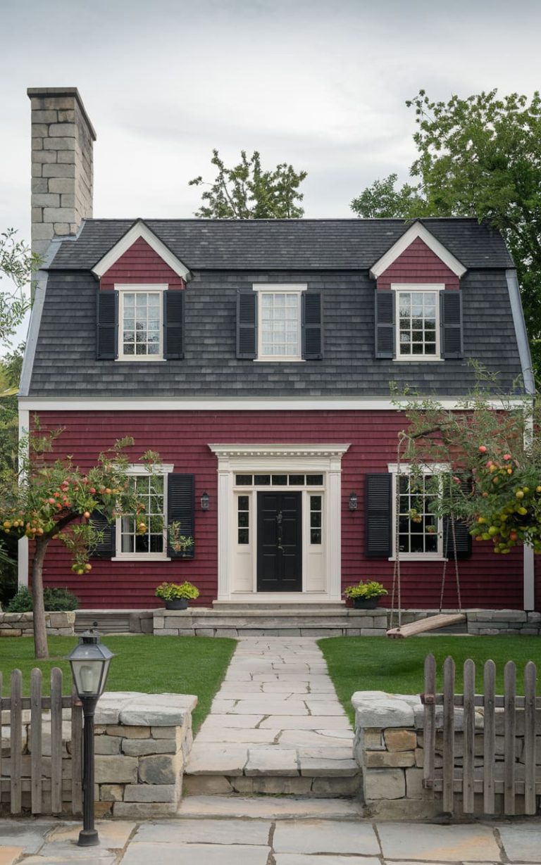 49 Cozy American Colonial Style Homes – Rhythm of the Home