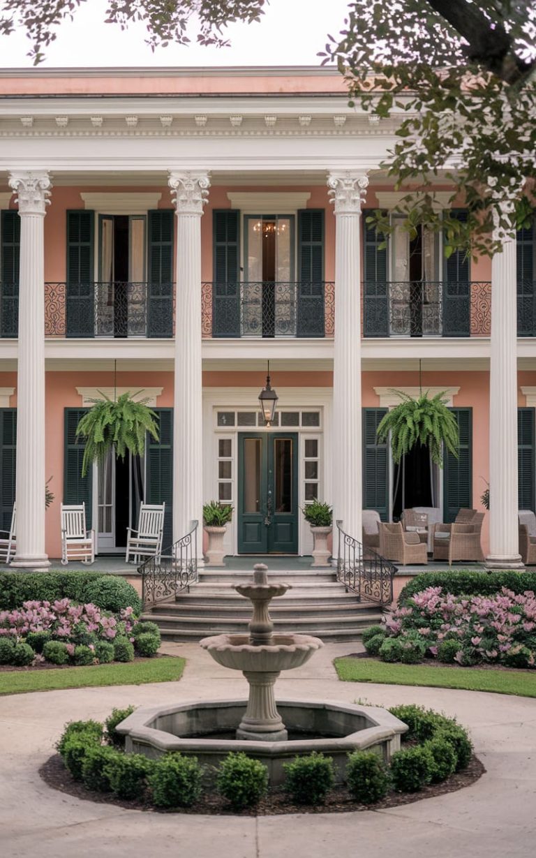 49 Cozy American Colonial Style Homes – Rhythm of the Home