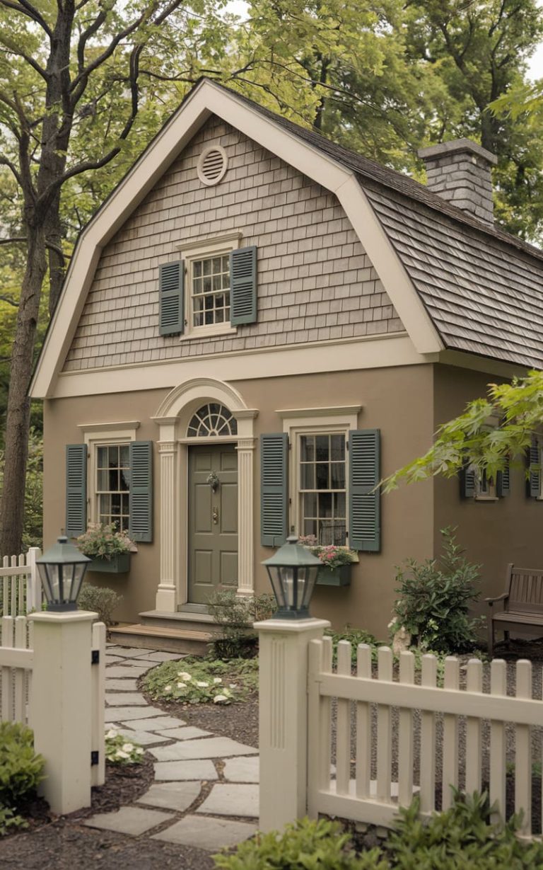 49 Cozy American Colonial Style Homes – Rhythm of the Home