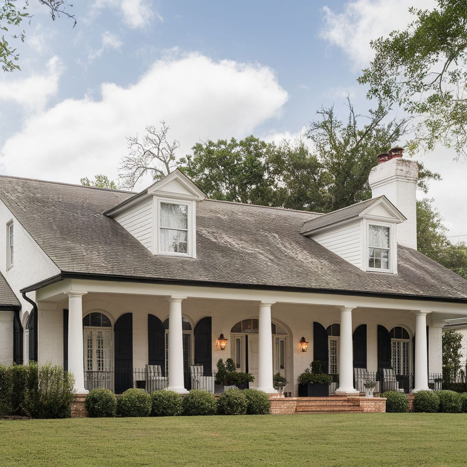 49 Cozy American Colonial Style Homes – Rhythm of the Home