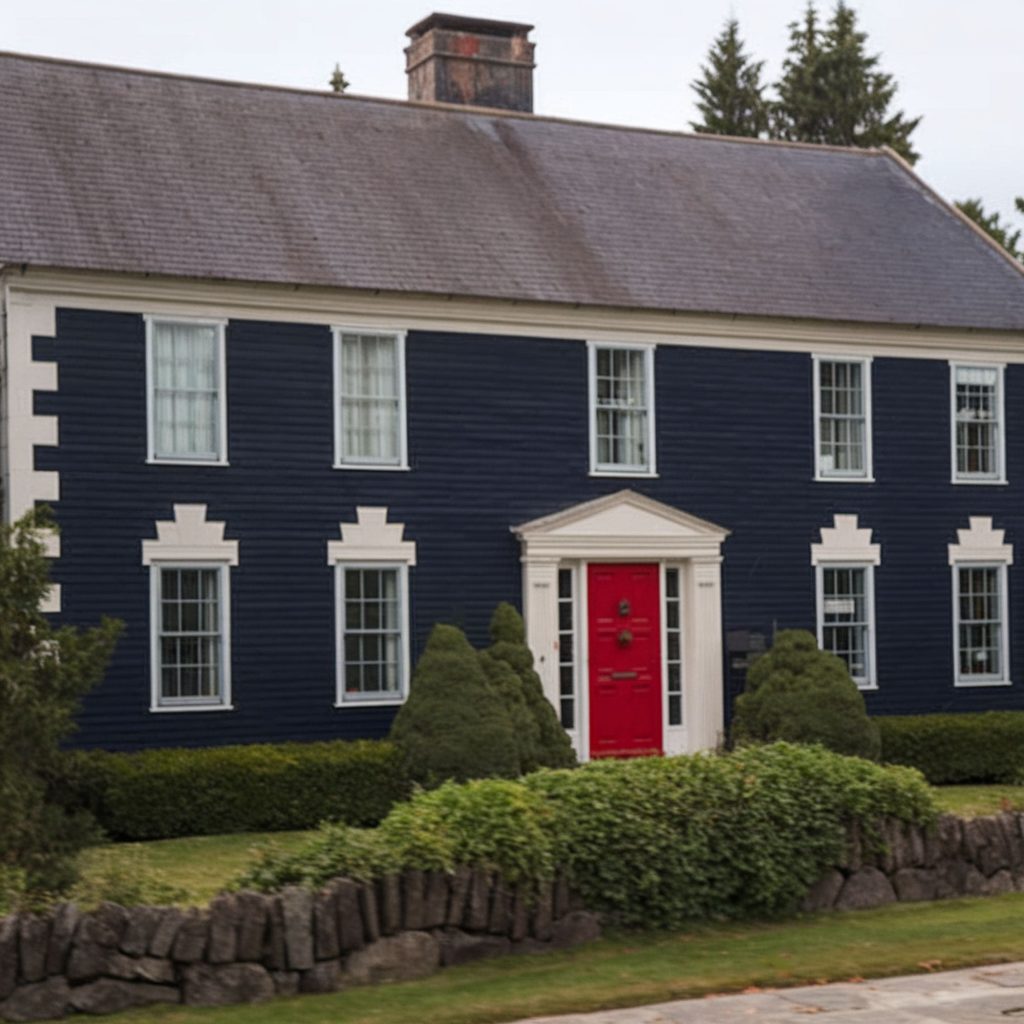 49 Cozy American Colonial Style Homes – Rhythm of the Home