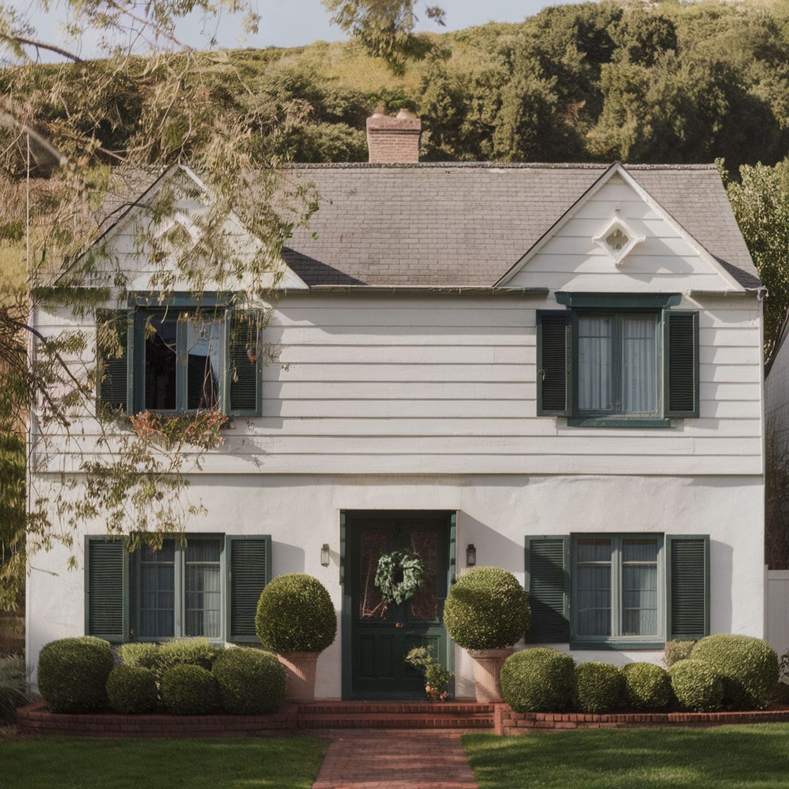 49 Cozy American Colonial Style Homes – Rhythm of the Home