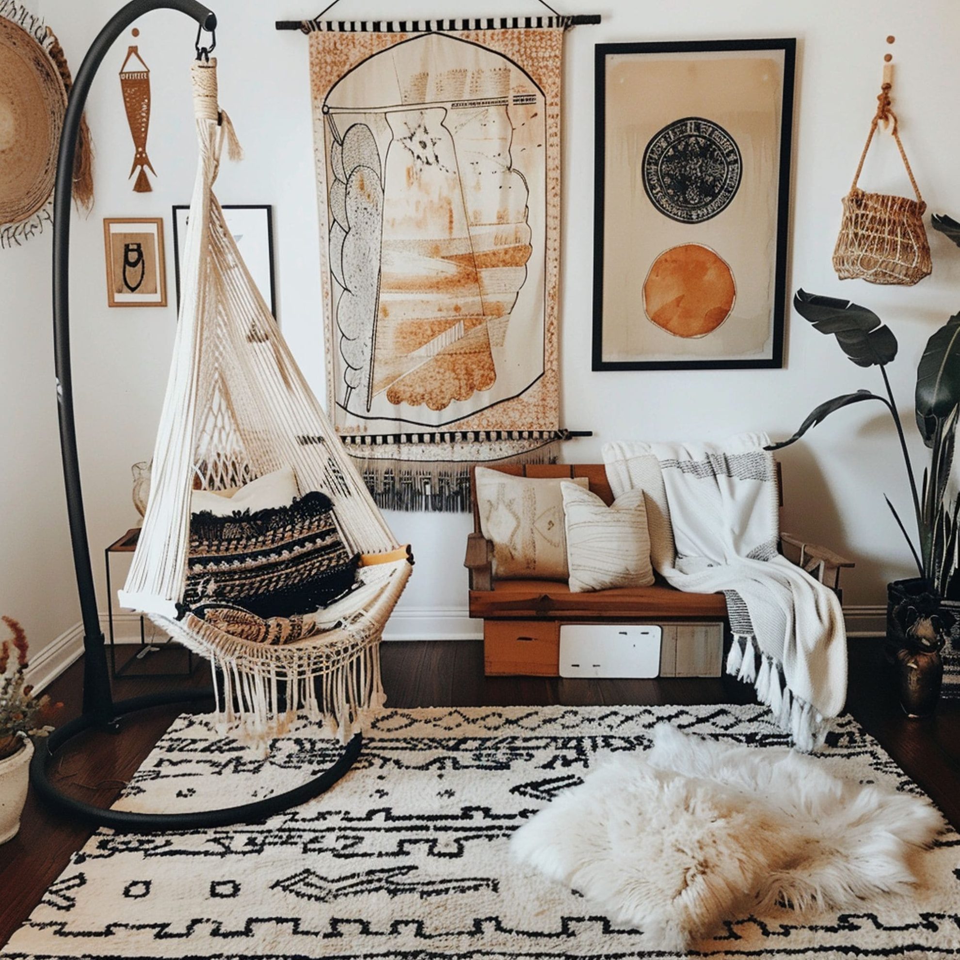 22 Stunning Indoor Hammock Ideas to Decorate Your Home – Rhythm of the Home