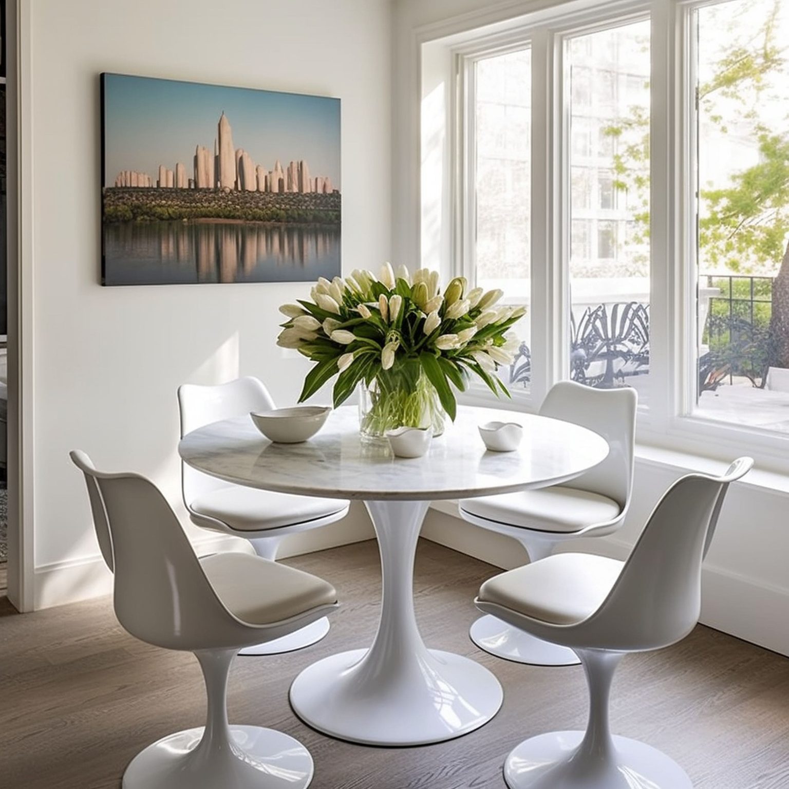 10 Tulip Tables and Chairs Design Ideas – Rhythm of the Home