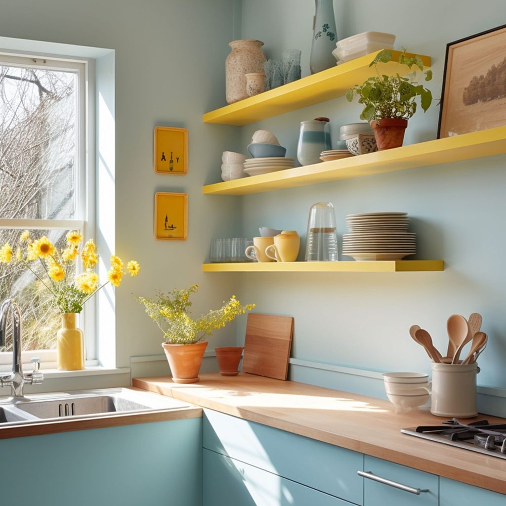 You Will Fall in Love With These 28 Blue Kitchens - Rhythm of the Home