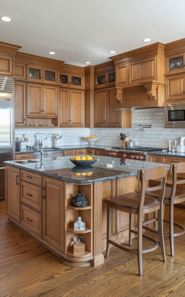 56 Oak Kitchen Cabinets You Will Love – Rhythm of the Home