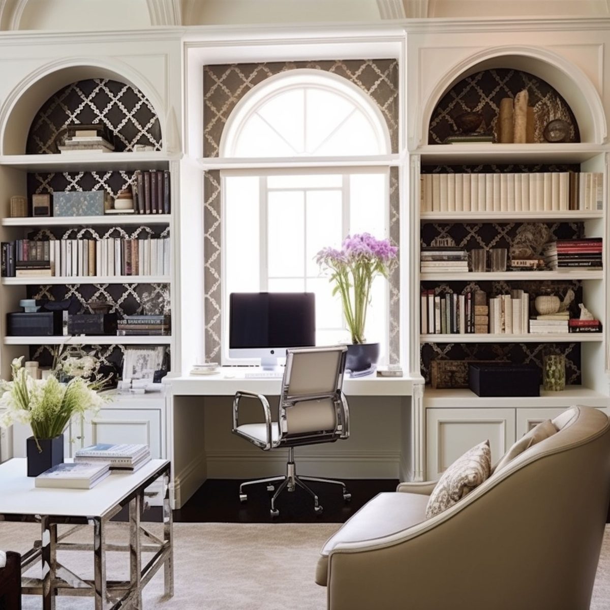 15 Arched Bookcase and Bookshelf Ideas You Will Love - Rhythm of the Home