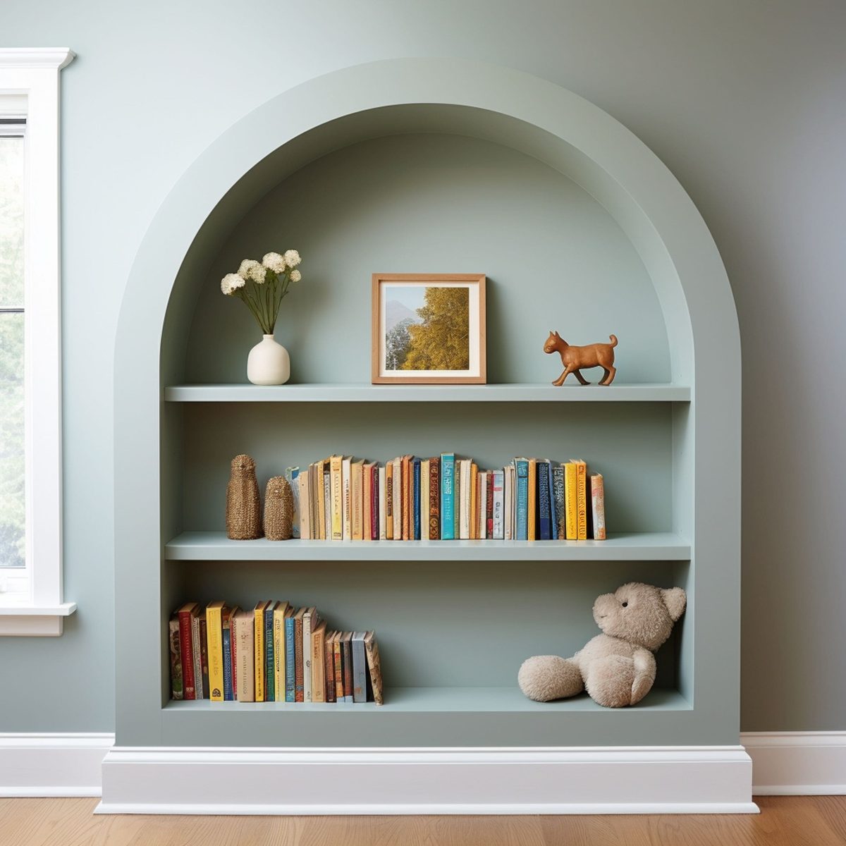 15 Arched Bookcase and Bookshelf Ideas You Will Love - Rhythm of the Home