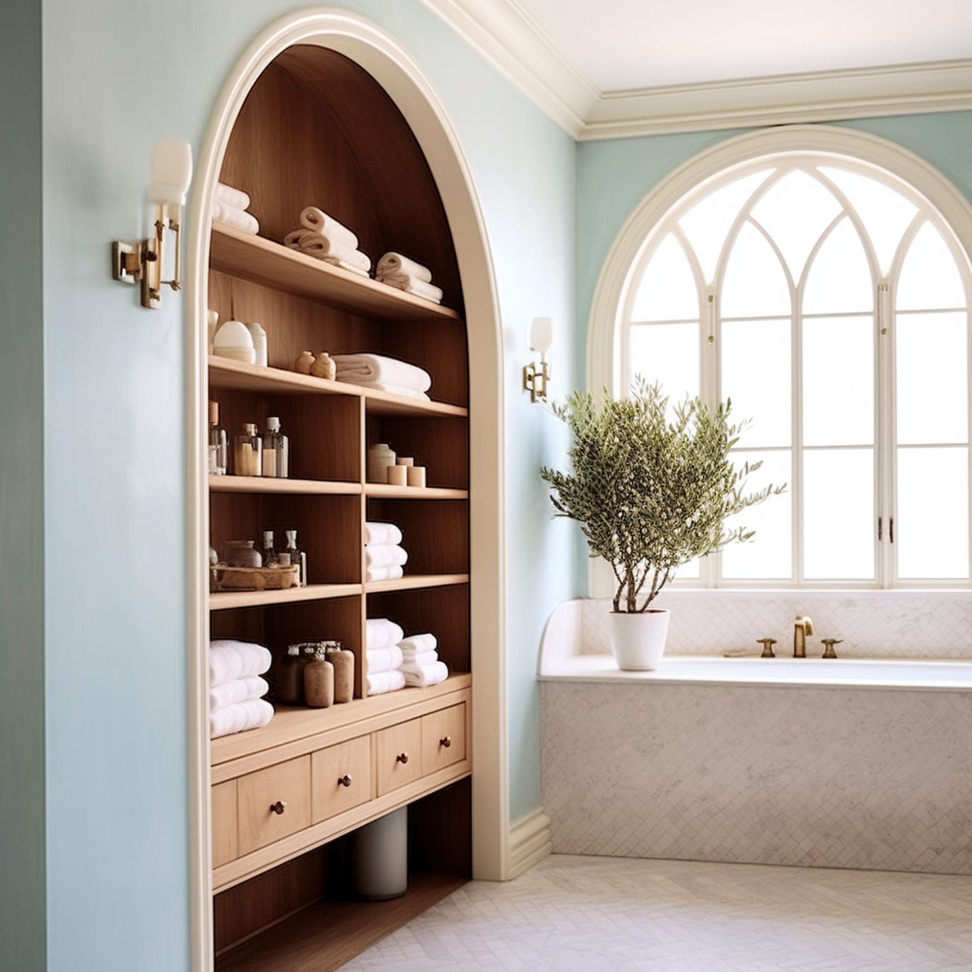 15 Arched Bookcase and Bookshelf Ideas You Will Love – Rhythm of the Home