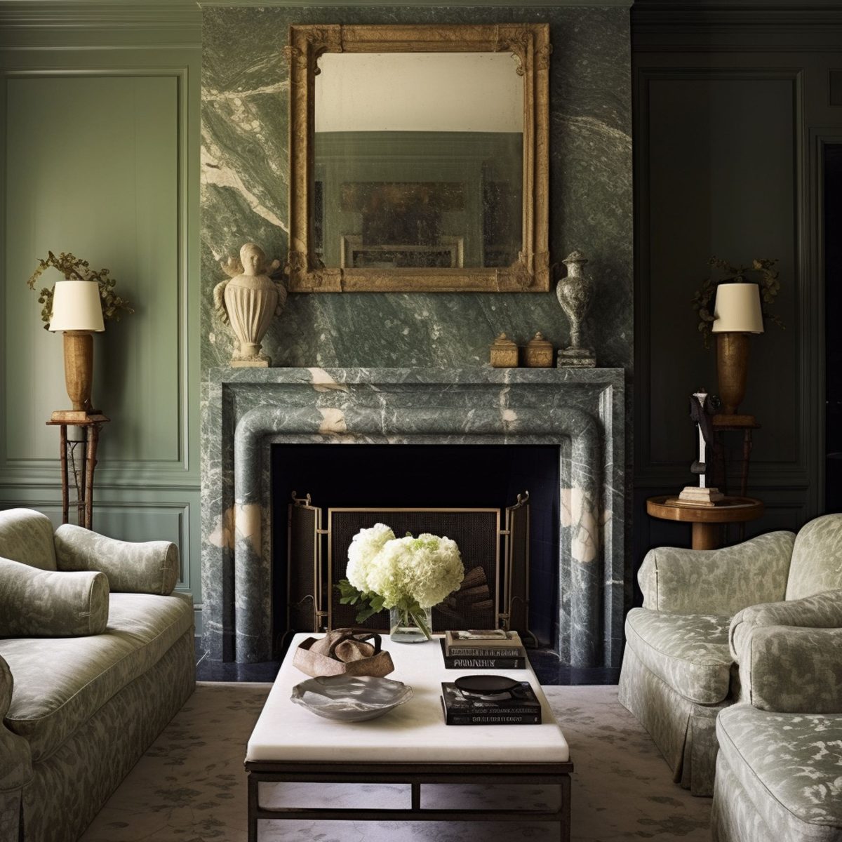 12 Beautiful Homes With Green Marble – Rhythm of the Home