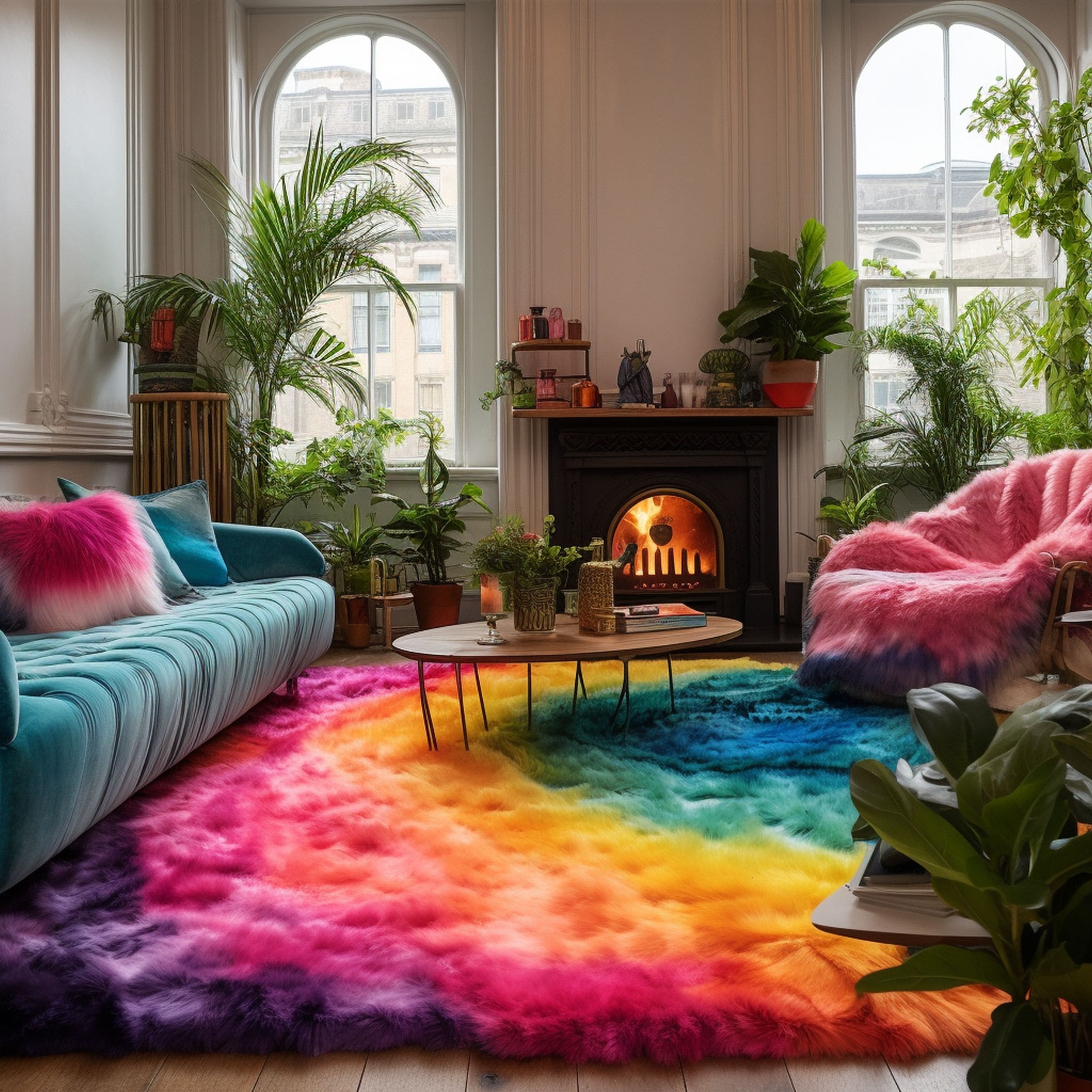 15 Incredible Rainbow Decorating Ideas - Rhythm of the Home
