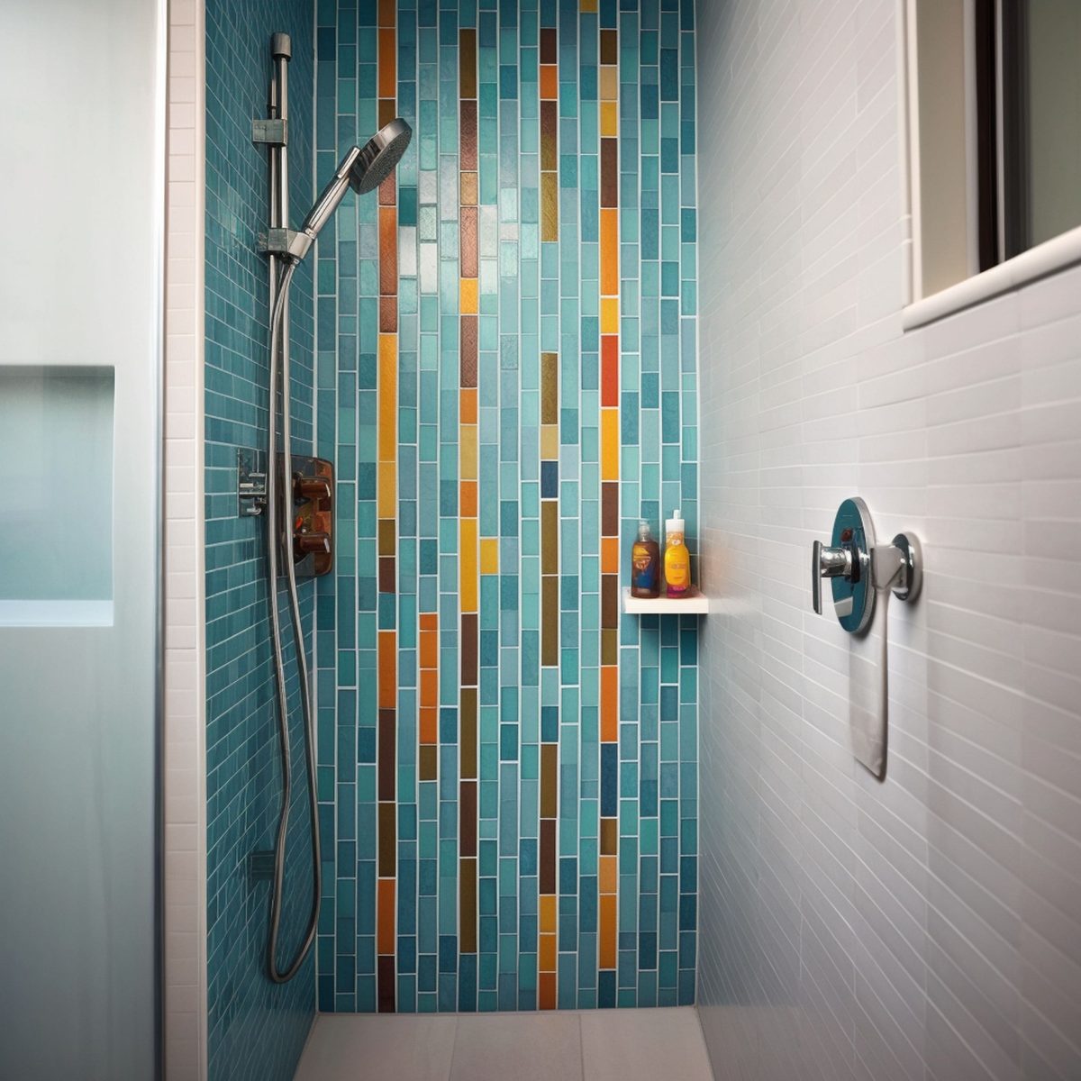 10 Waterfall Shower Tile Ideas You Will Love - Rhythm of the Home
