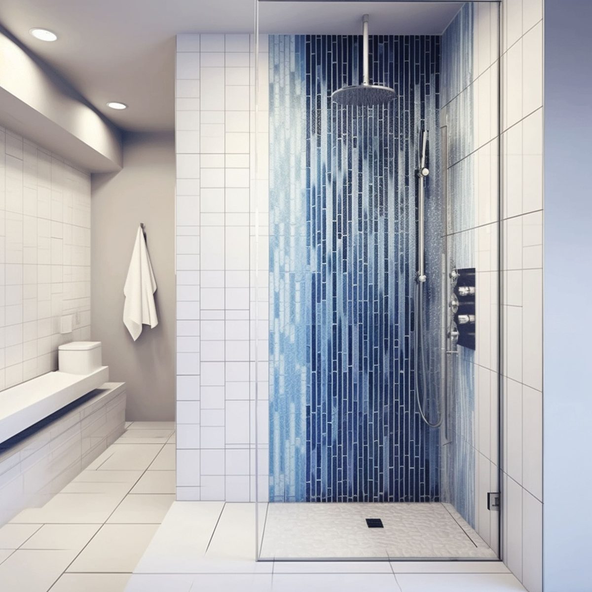10 Waterfall Shower Tile Ideas You Will Love – Rhythm of the Home