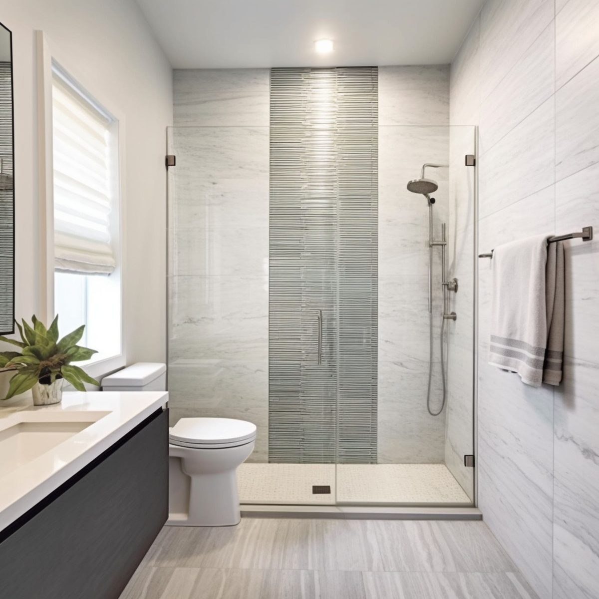 10 Waterfall Shower Tile Ideas You Will Love – Rhythm of the Home