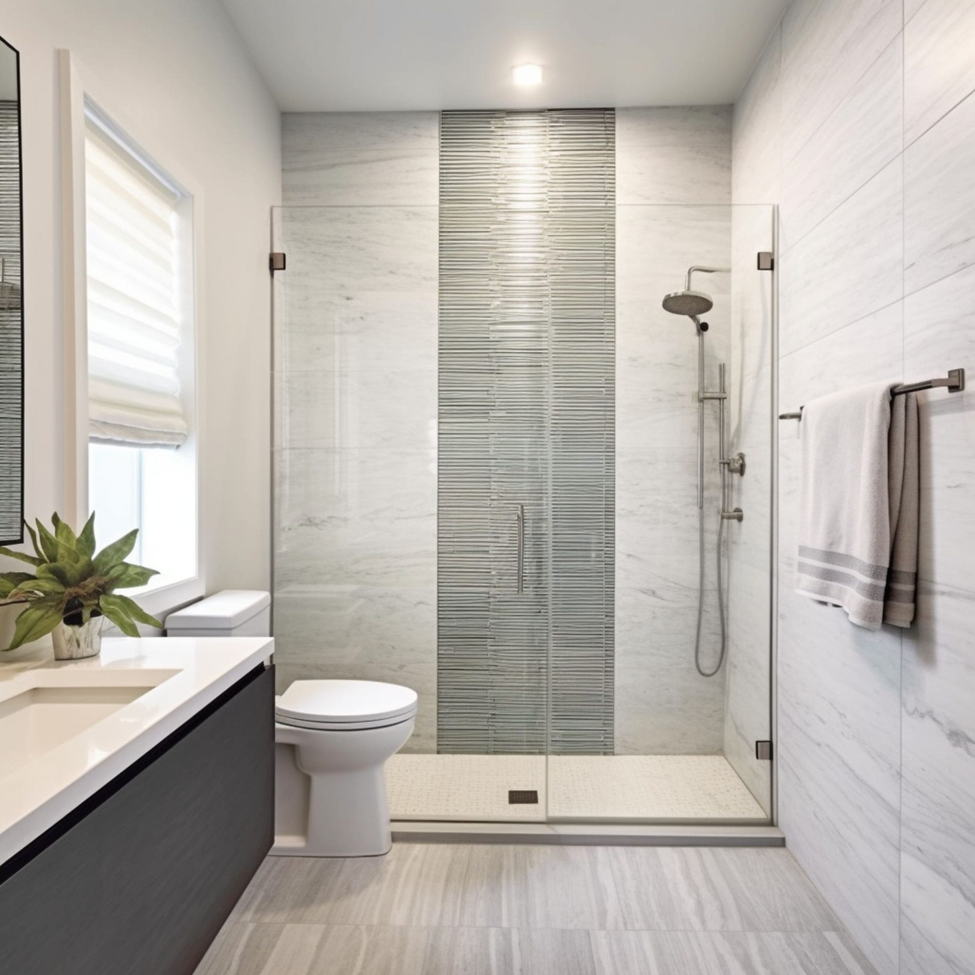 10 Waterfall Shower Tile Ideas You Will Love – Rhythm of the Home