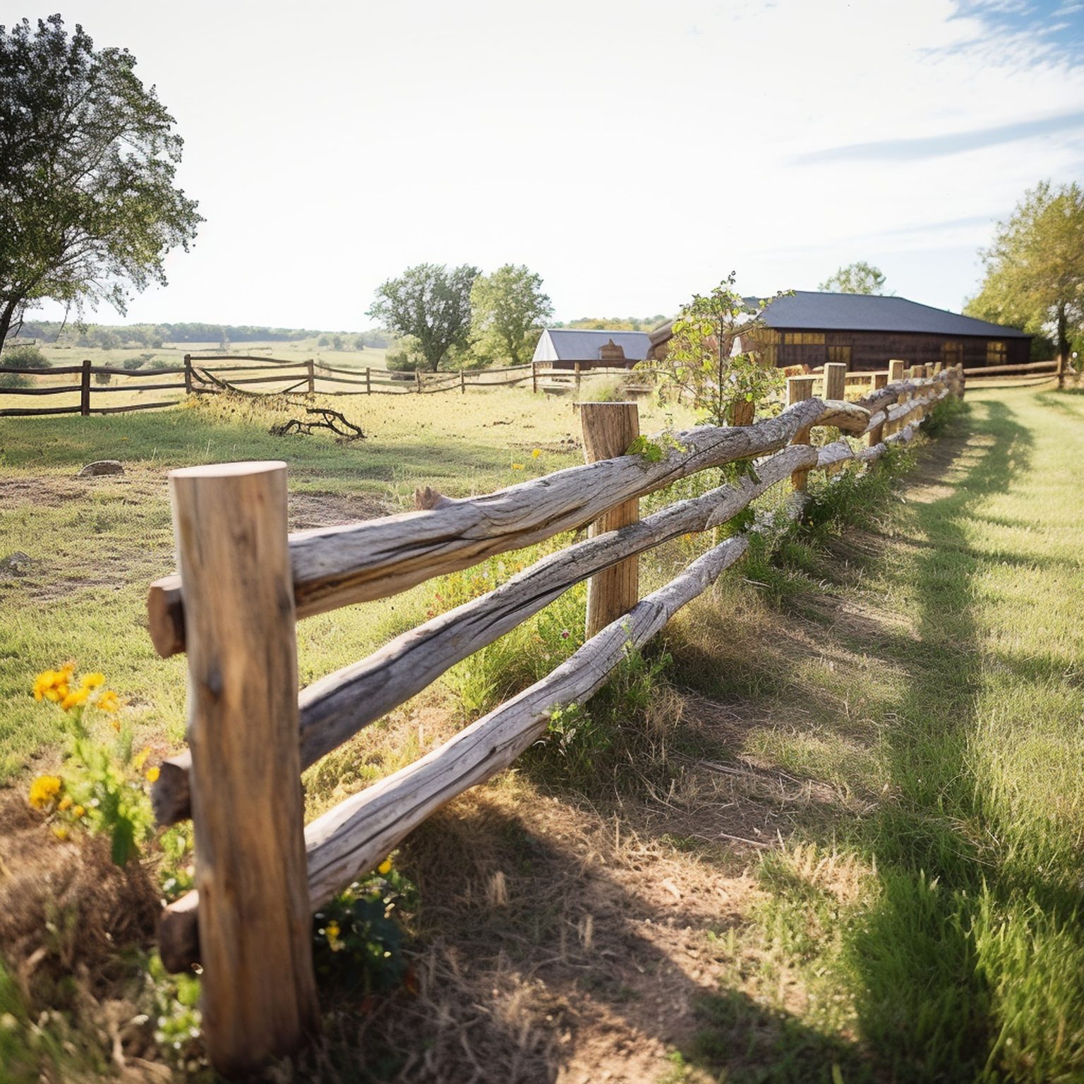 15 Gorgeous Split Rail Fence Ideas - Rhythm of the Home