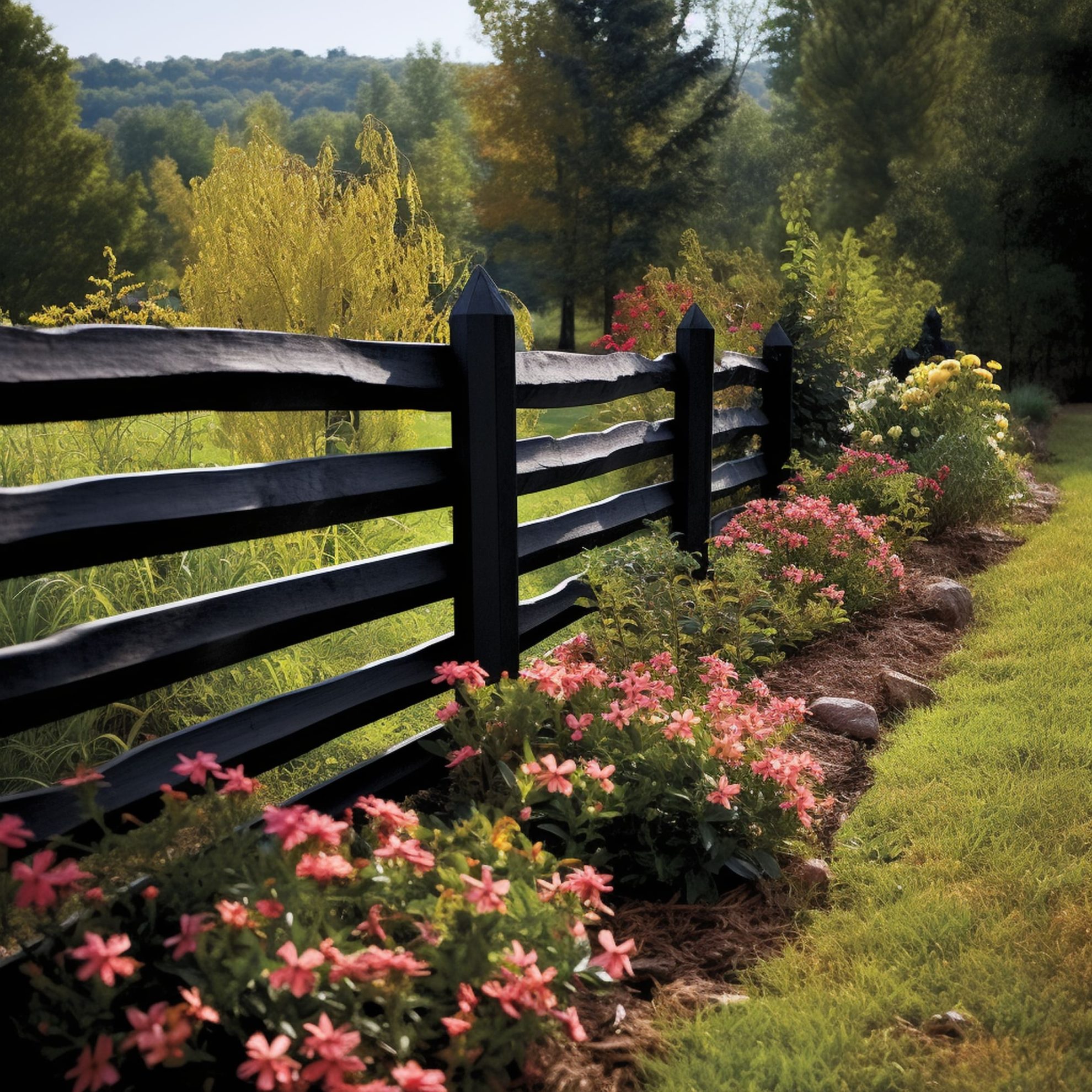 15 Gorgeous Split Rail Fence Ideas – Rhythm of the Home