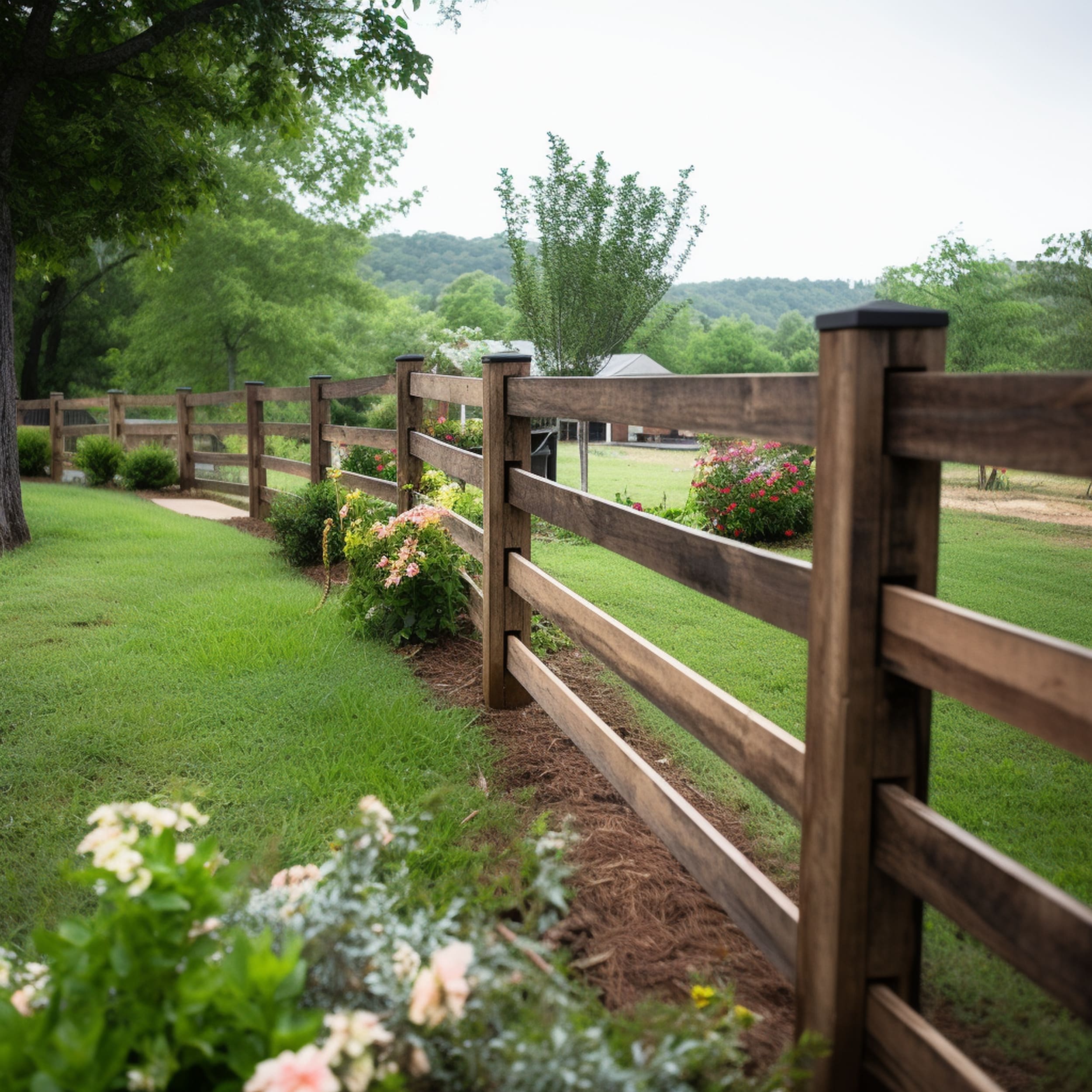15 Gorgeous Split Rail Fence Ideas - Rhythm of the Home