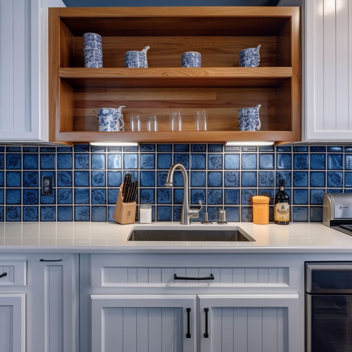 12 Square Tile Backsplashes You Will Want in Your Kitchen – Rhythm of ...