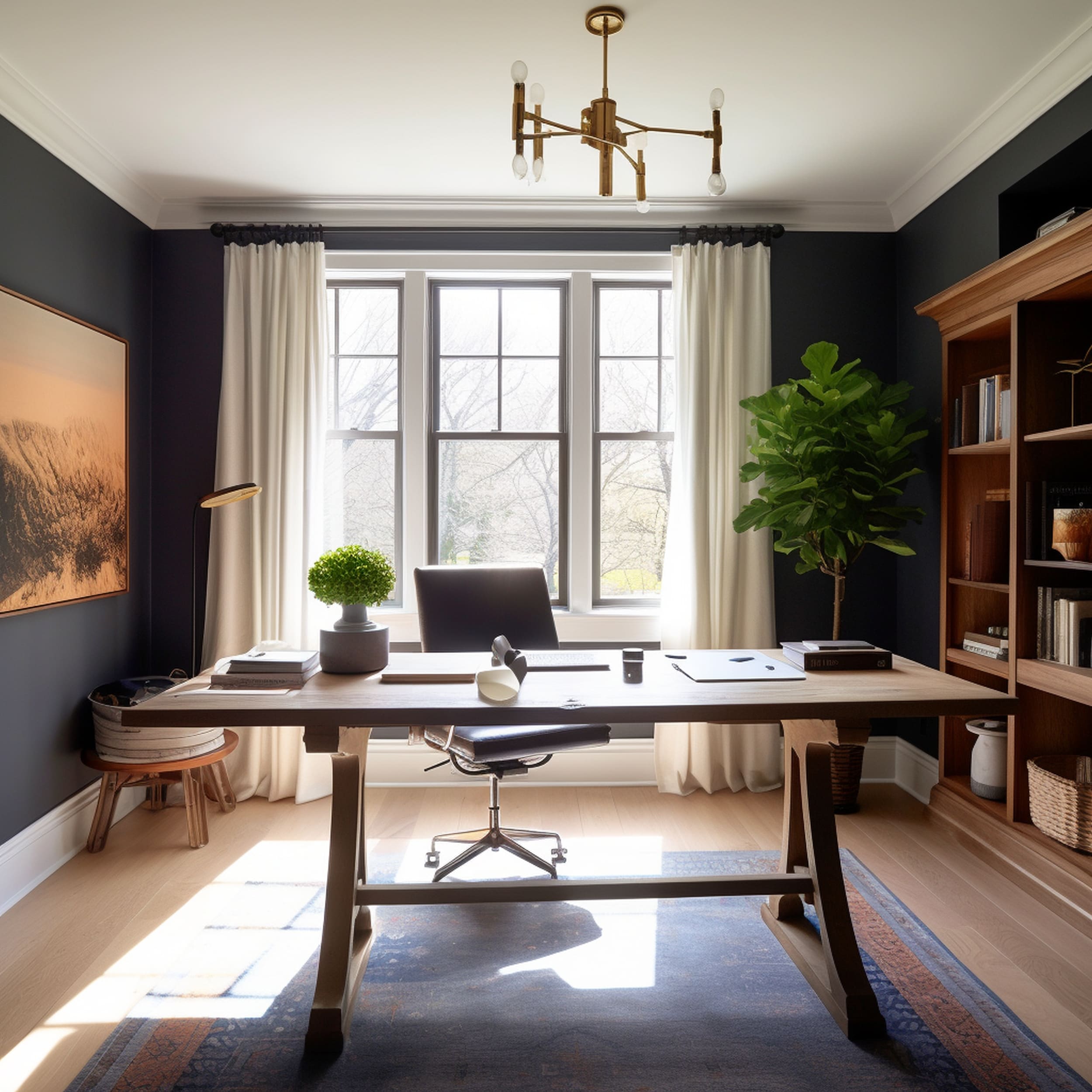 Solved! Where to Put a Desk in a Living Room? – Rhythm of the Home