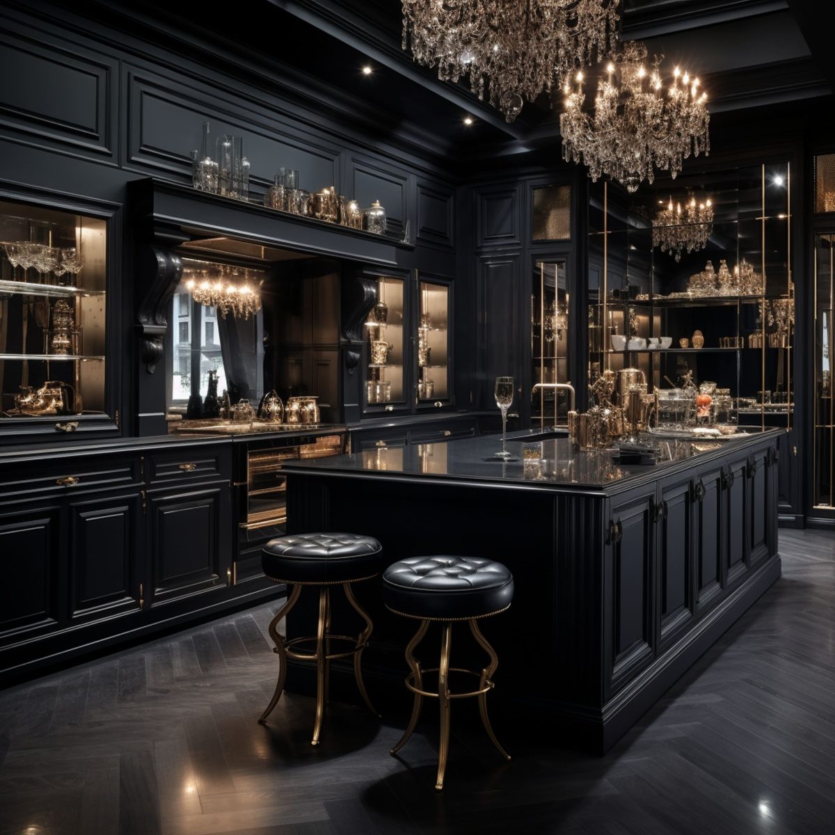 The 6 Best Cabinet Colors for Black Countertops – Rhythm of the Home