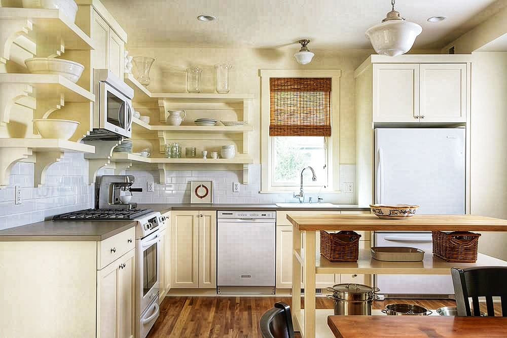 The 6 Best Cabinet Colors for White Appliances - Rhythm of the Home