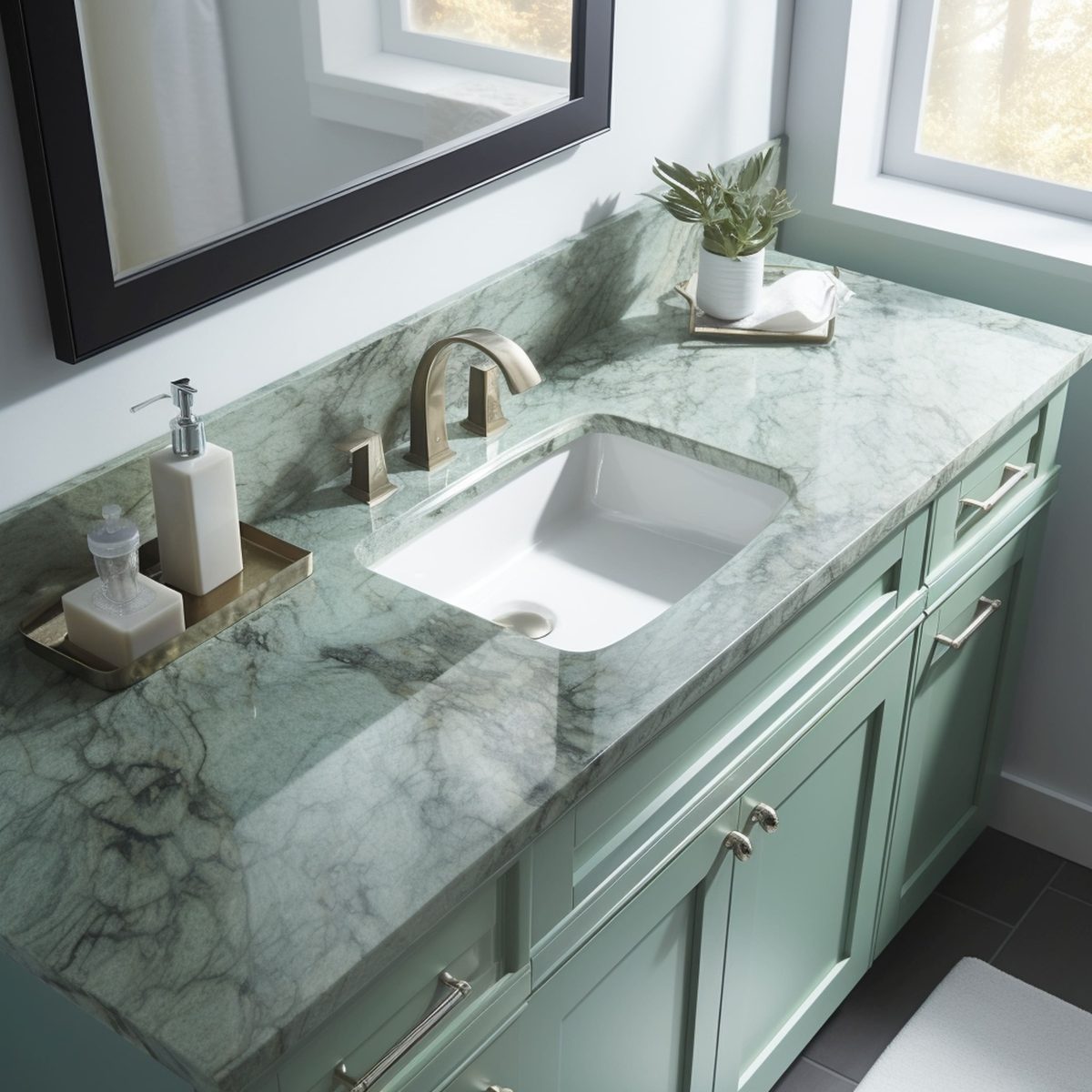 10 Beautiful Green Granite Countertops You'll Love - Rhythm of the Home