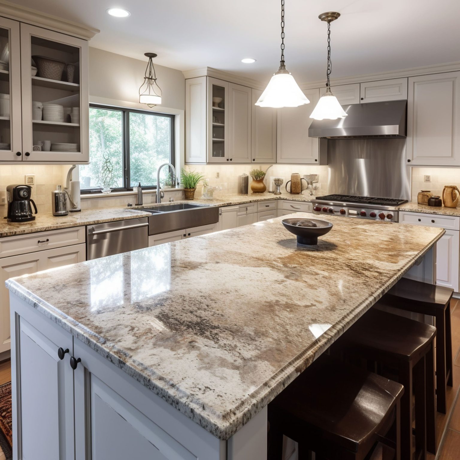 8 Beige Granite Countertop Ideas You'll Want to See - Rhythm of the Home