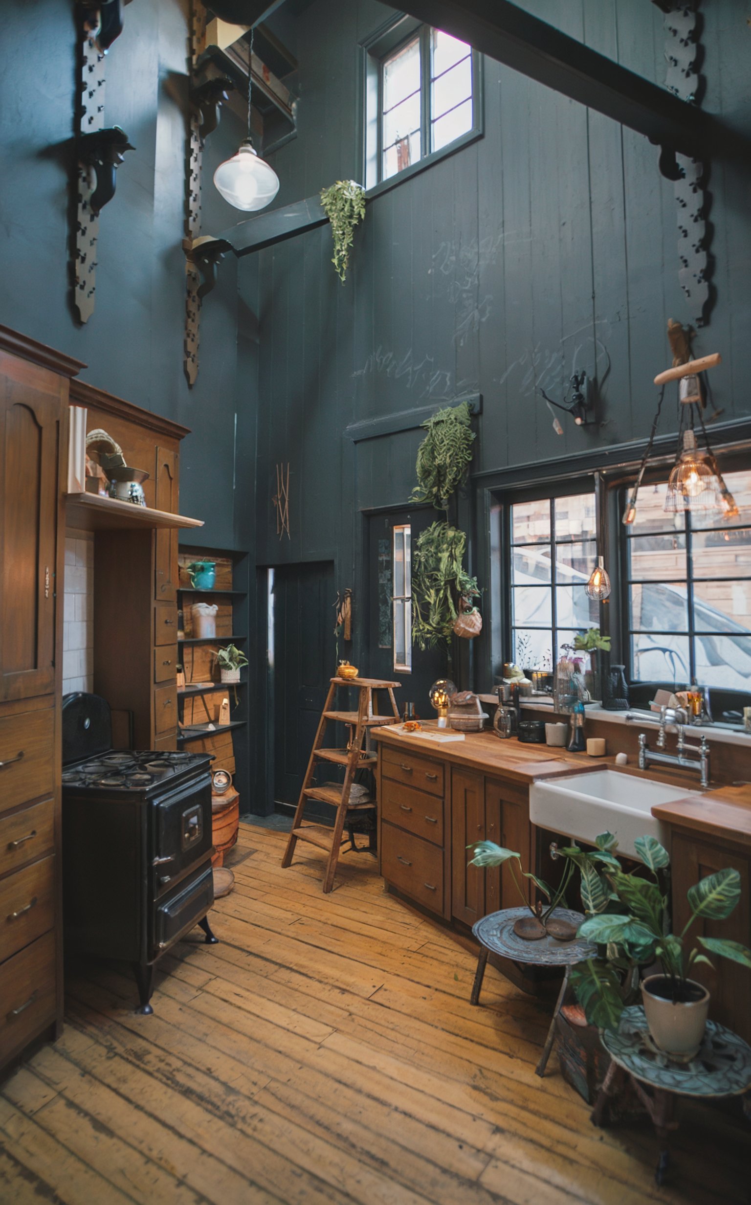 12 Incredible Kitchens With Tall Ceilings – Rhythm of the Home