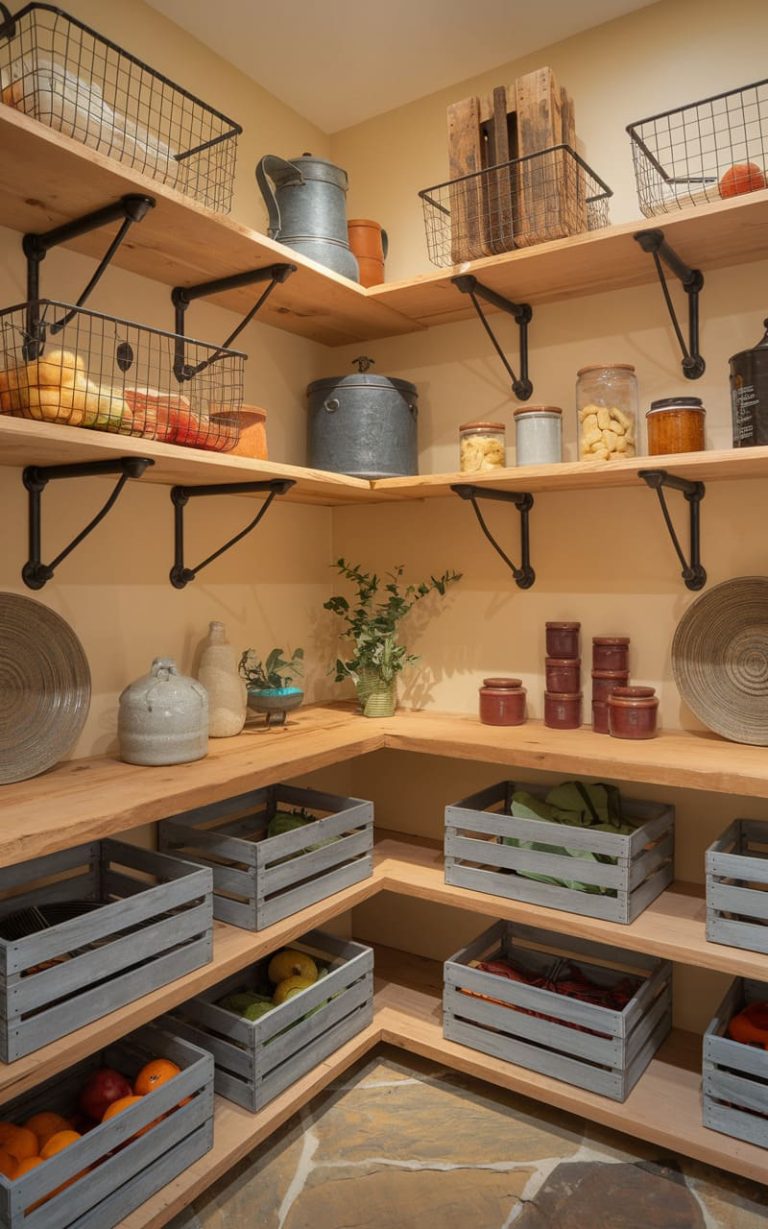 150 Rustic Kitchen Pantry Ideas – Rhythm of the Home