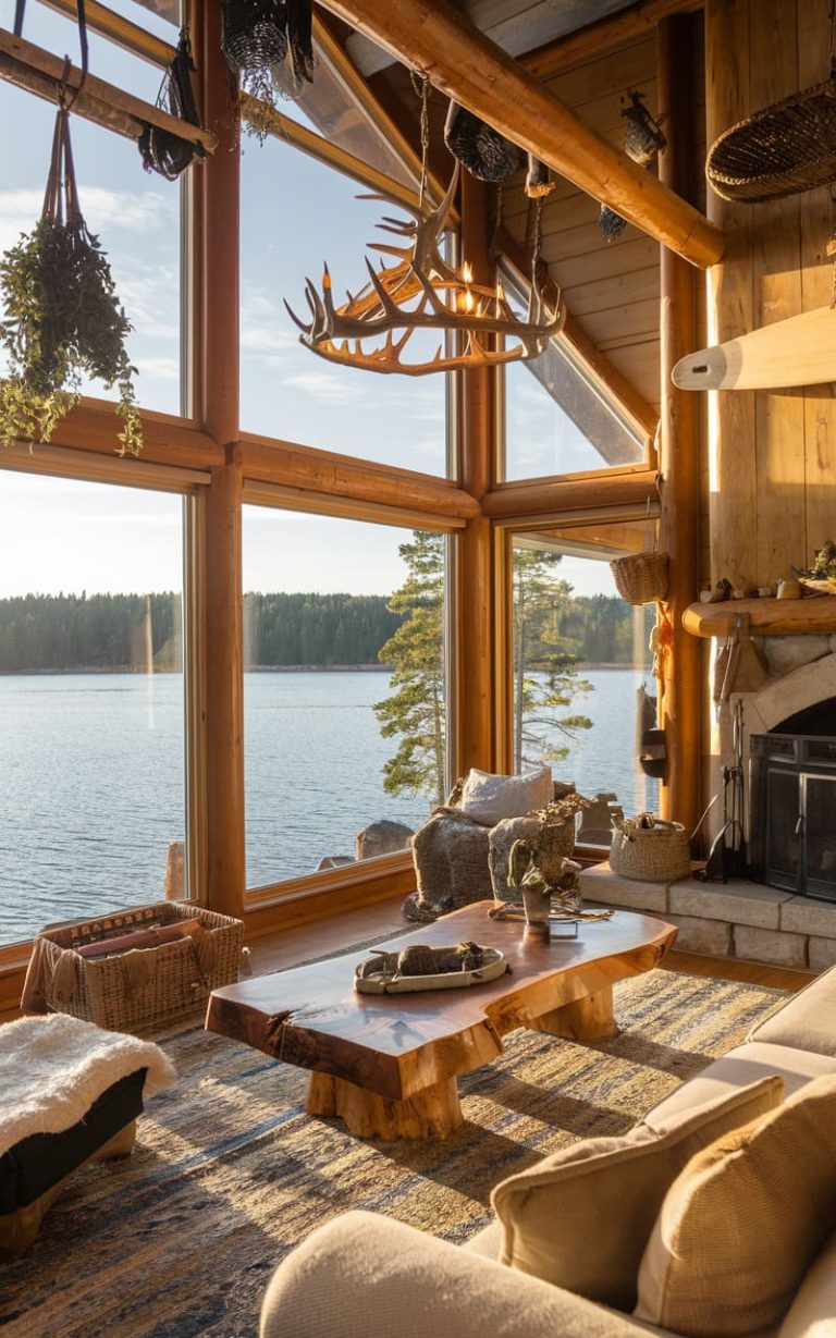 150 Cozy Log Cabin Interior Ideas – Rhythm of the Home