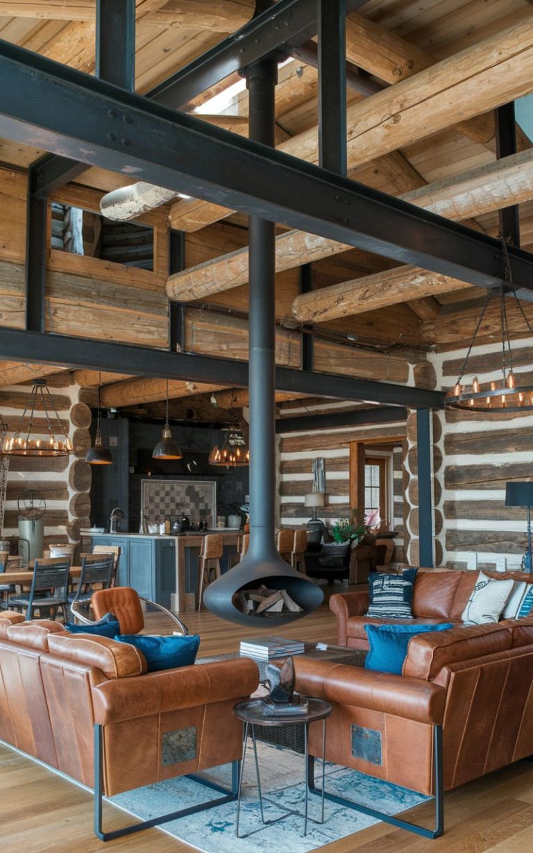 150 Cozy Log Cabin Interior Ideas – Rhythm of the Home
