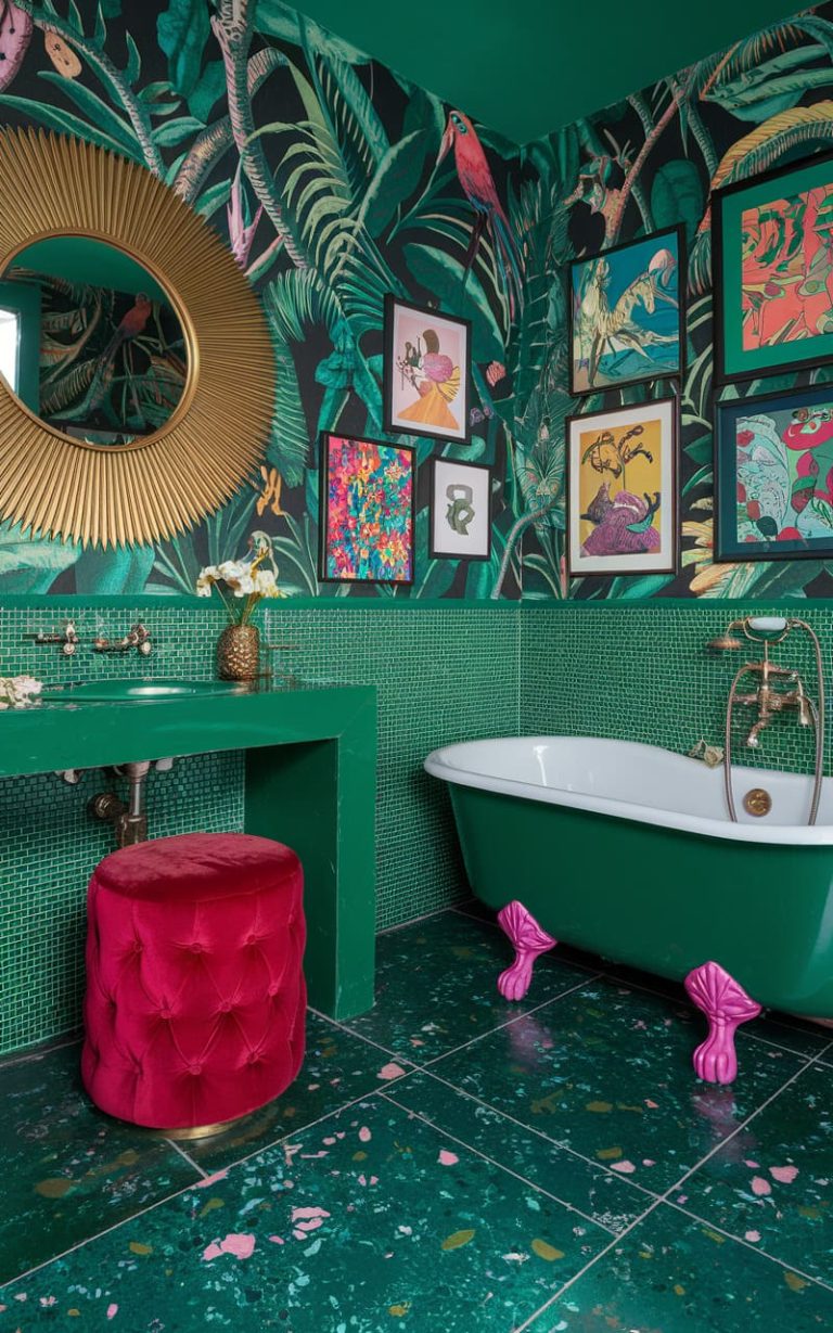 150 Emerald Green Bathrooms – Rhythm of the Home